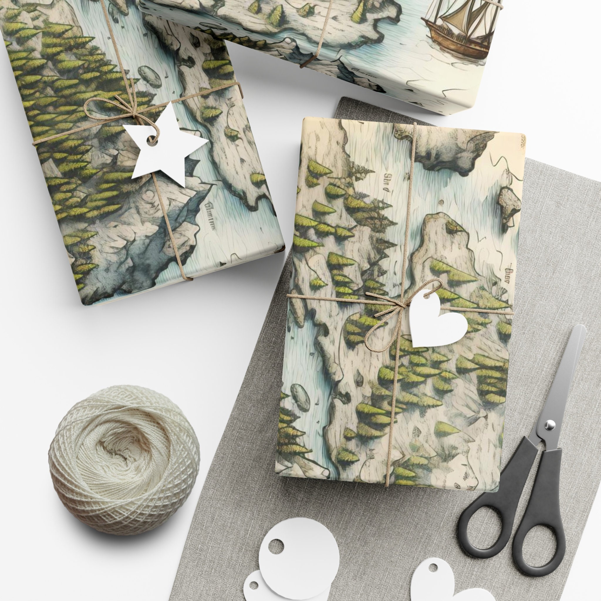 Unique Wrapping Paper, Gift Wrapping Paper, Christmas Gift Wrapping ...