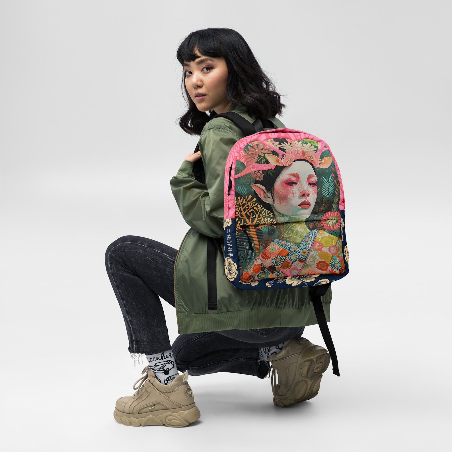 Laptop Backpack Women, Colorful Backpack, Work Bag, Fantasy Bag, Travel ...