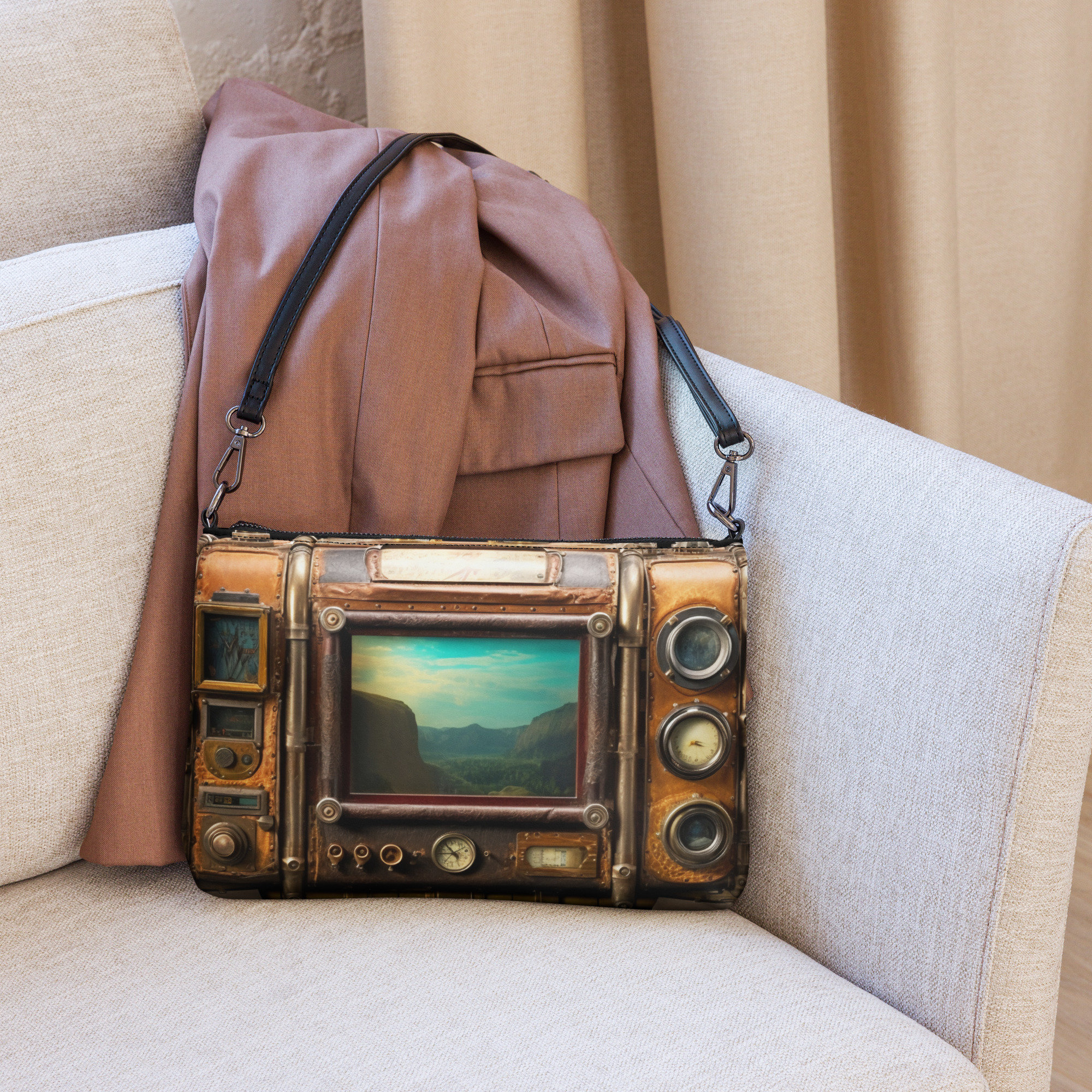 Steampunk Bag, Science Fiction Gift, Crossbody Bag, Small Bag ...
