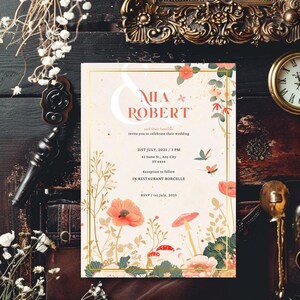 Japanese Wedding Card, Japan Wedding Invitation, Wedding Invitation ...