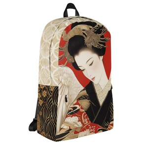Laptop Backpack for Women, Work Bag, Japanese Bag, Travel Bag, Water ...