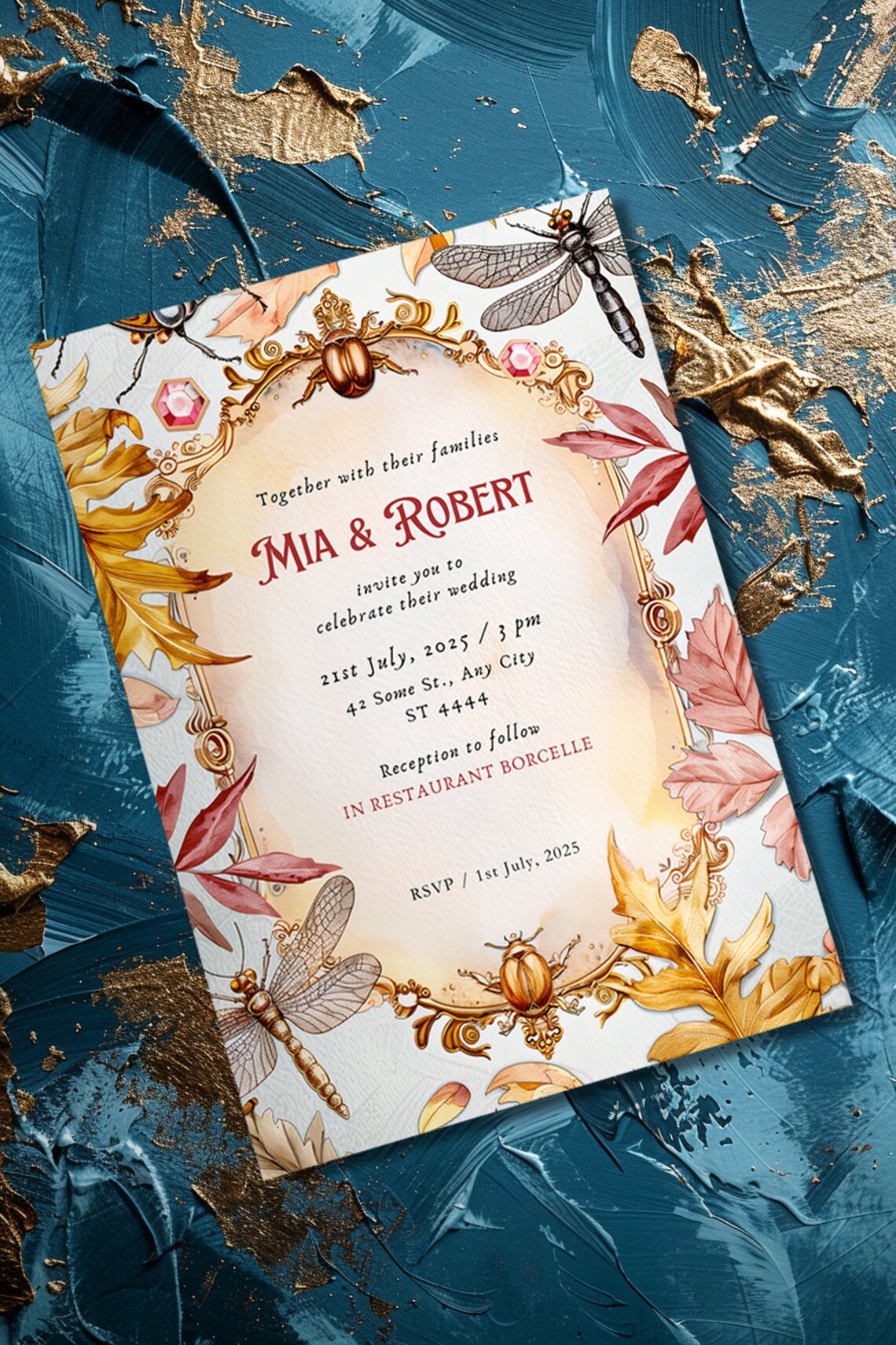 Wedding Invitation Template, Magical Wedding, Fairytale Wedding ...