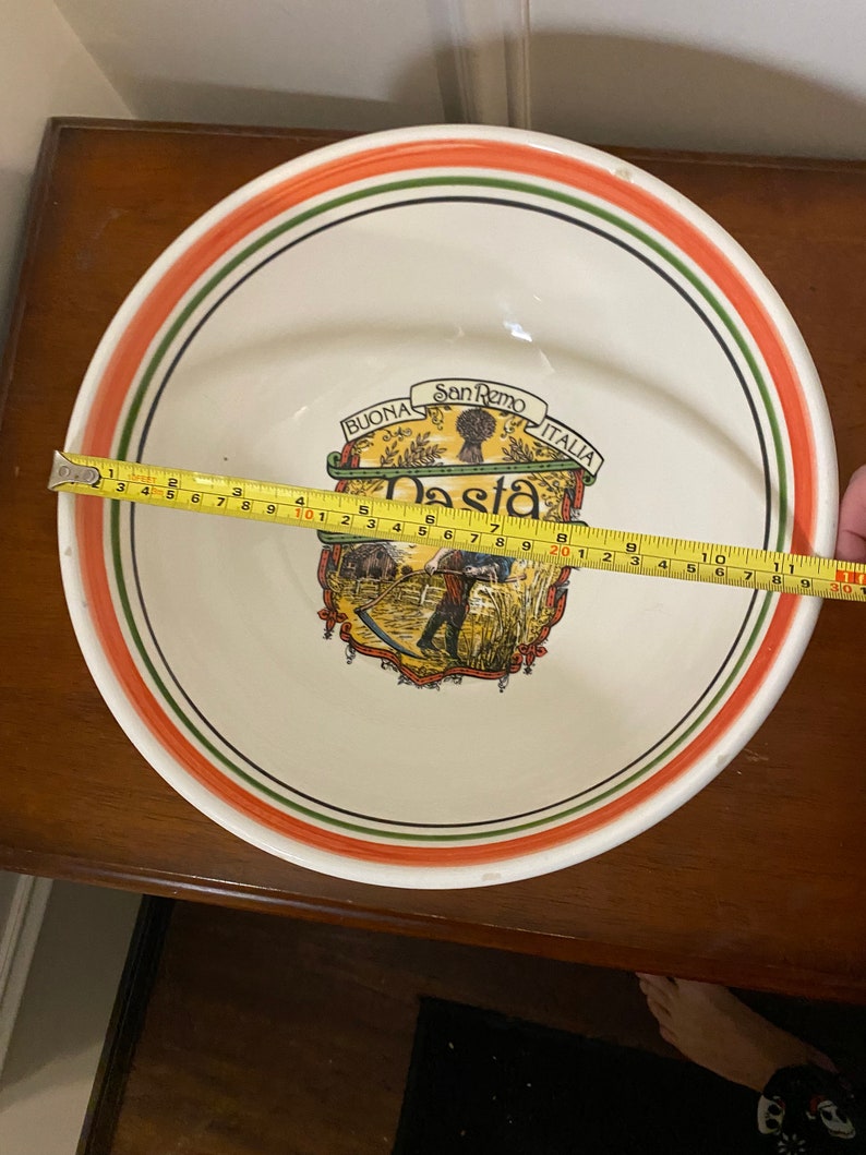 Pasta Serving Bowl Rare Extra Large Size Made in Italy Himark - Etsy
