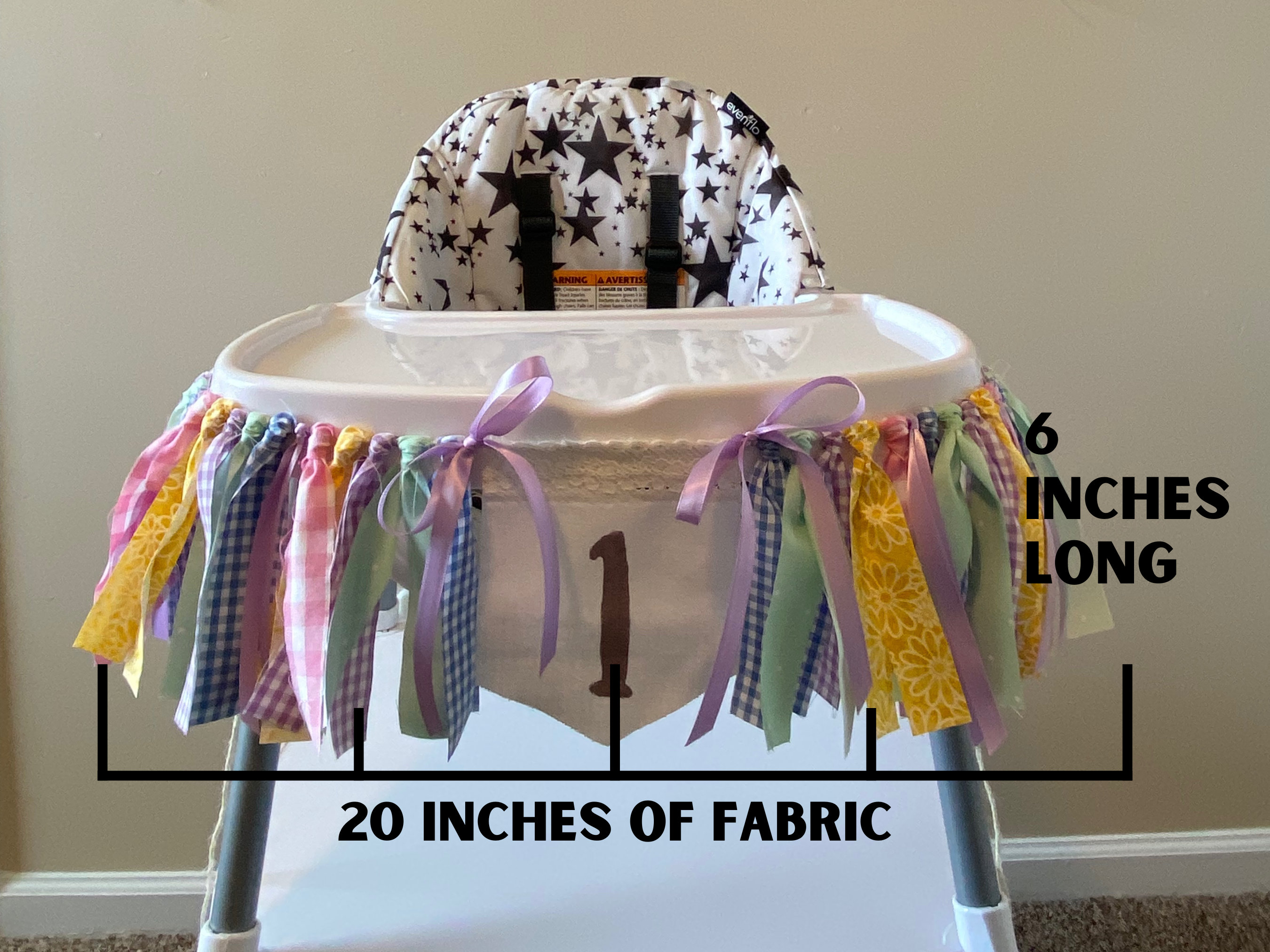 Pastel Rainbow 1st Birthday High Chair Banner, ONE Banner, Baby Girl ...