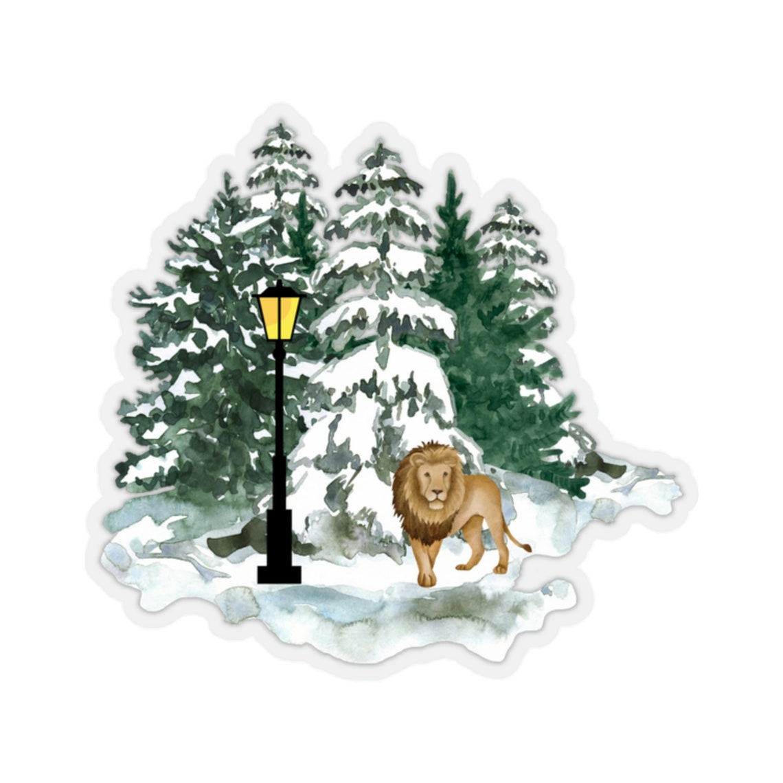 Narnia Sticker the Lion, the Witch and the Wardrobe Aslan C.S. Lewis ...