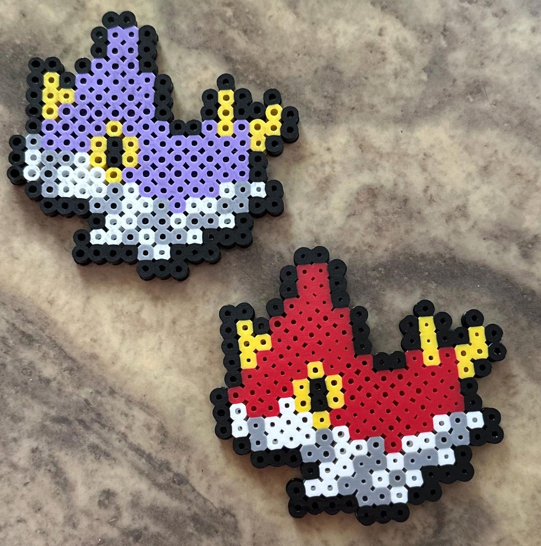 Wurmple Bug Pokémon Cute Handmade Perler Bead Keychain or Magnet for ...