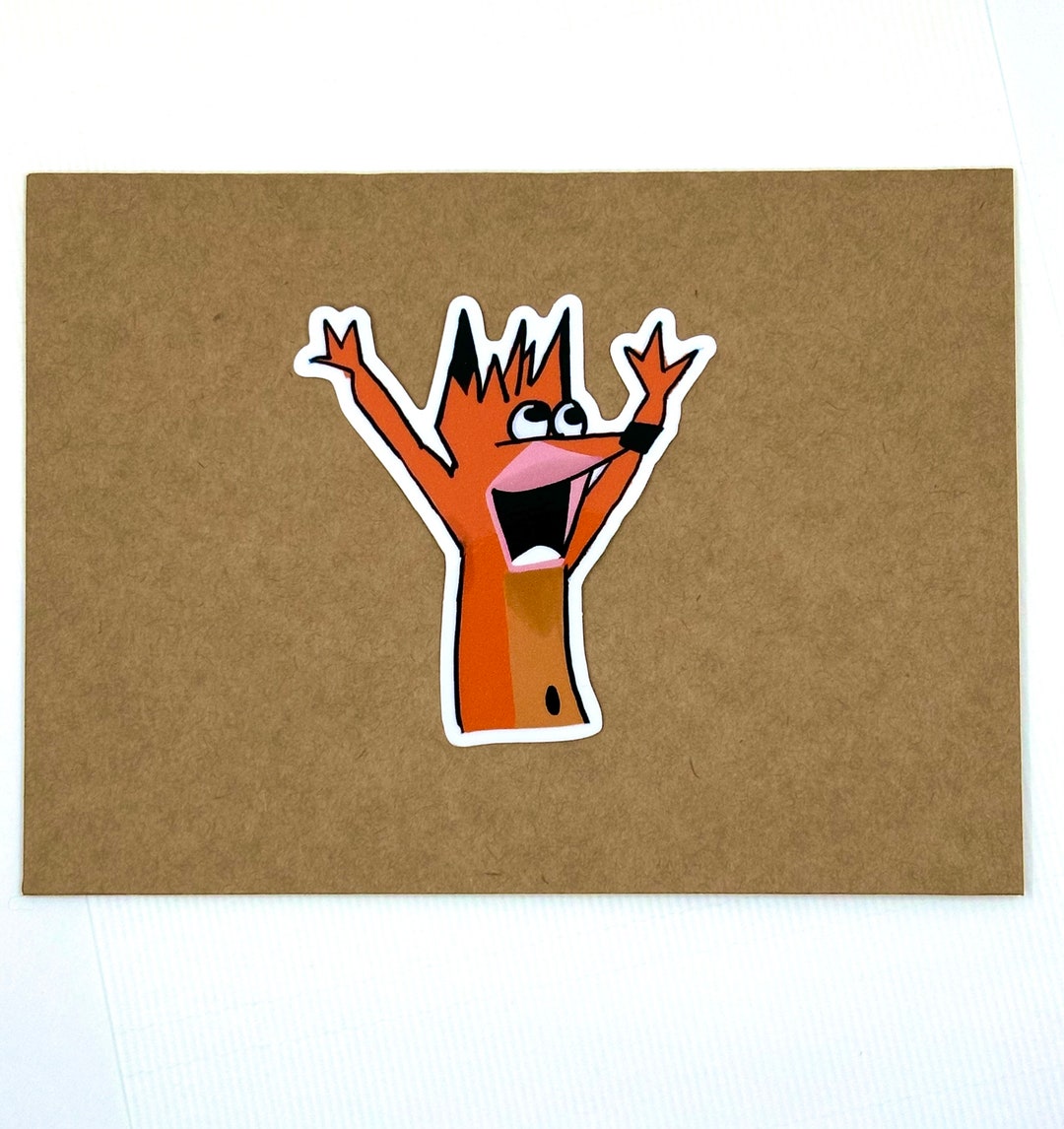 Crash Bandicoot Happy Playstation Game Character Sticker Laptop Decal ...