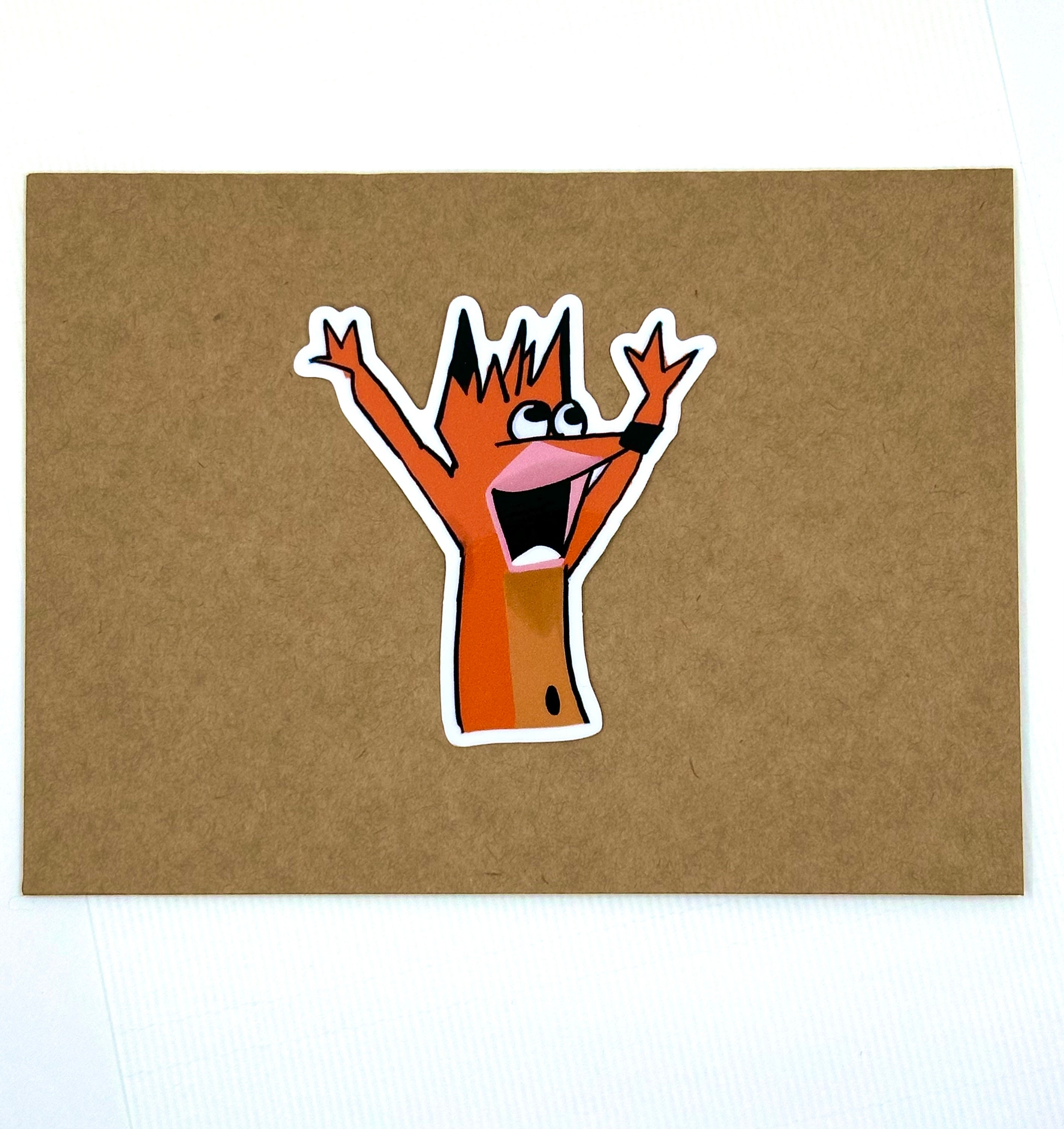 Crash Bandicoot Happy Playstation Game Character Sticker Laptop Decal ...