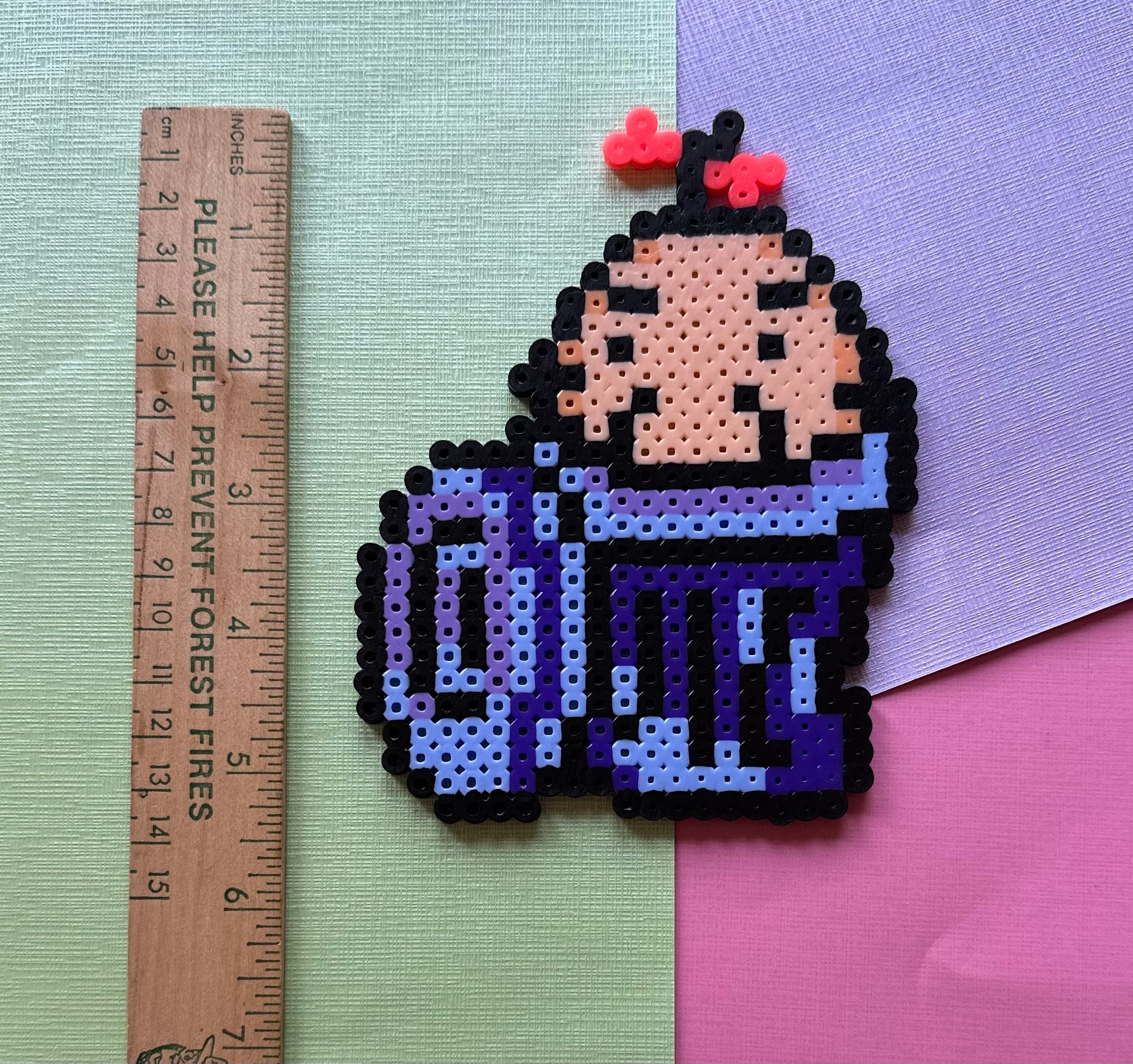 Earthbound SNES Retro Game Decor Perler Beads Mr. Saturn - Etsy