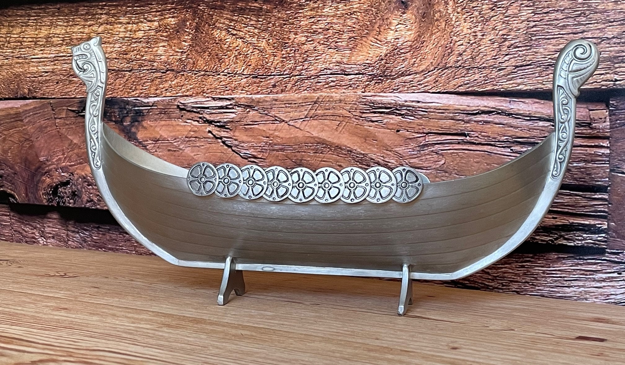Viking Ship Model Miniature in Tin: Perfect Gift for History ...