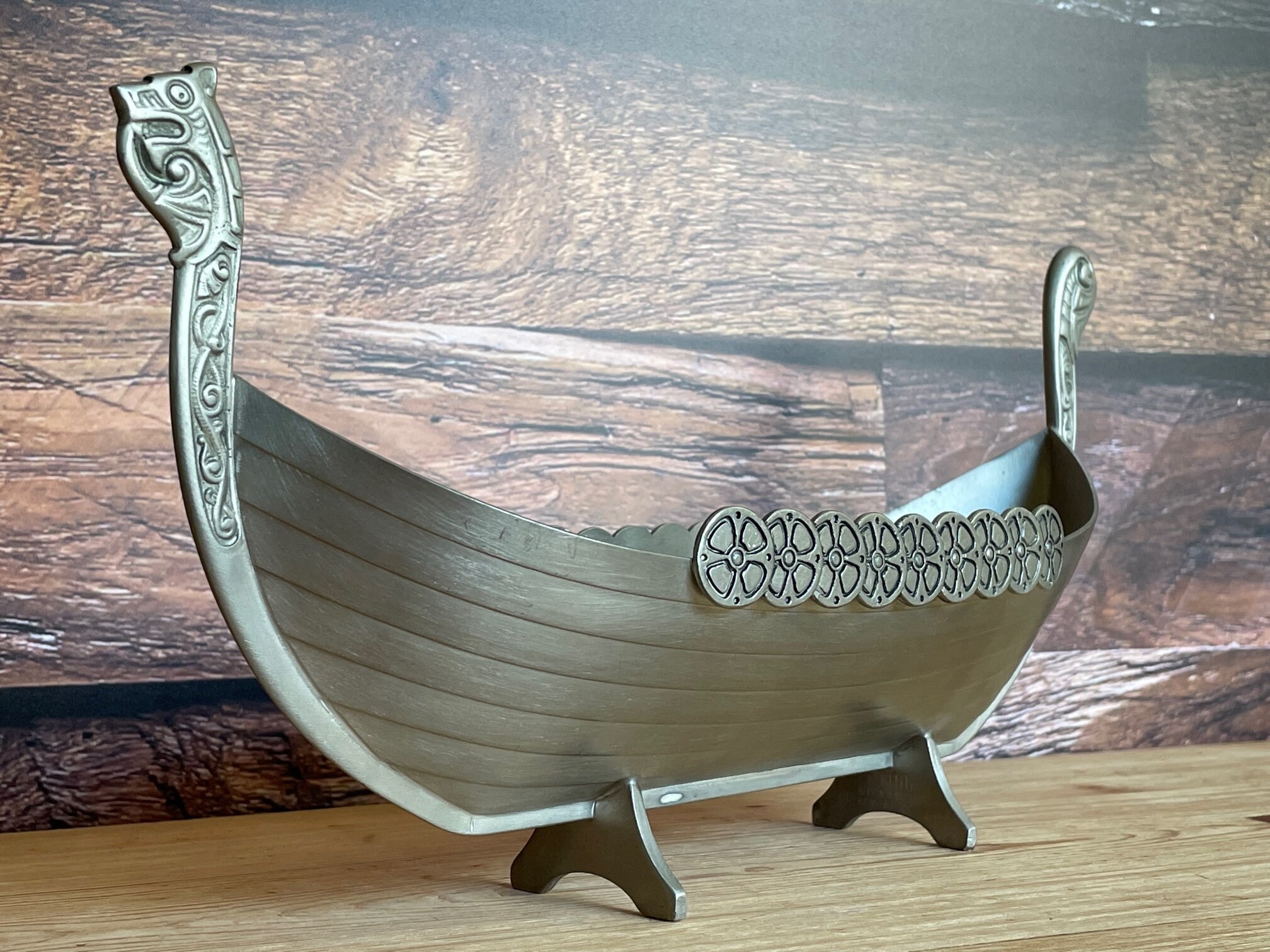 Viking Ship Model Miniature in Tin: Perfect Gift for History ...