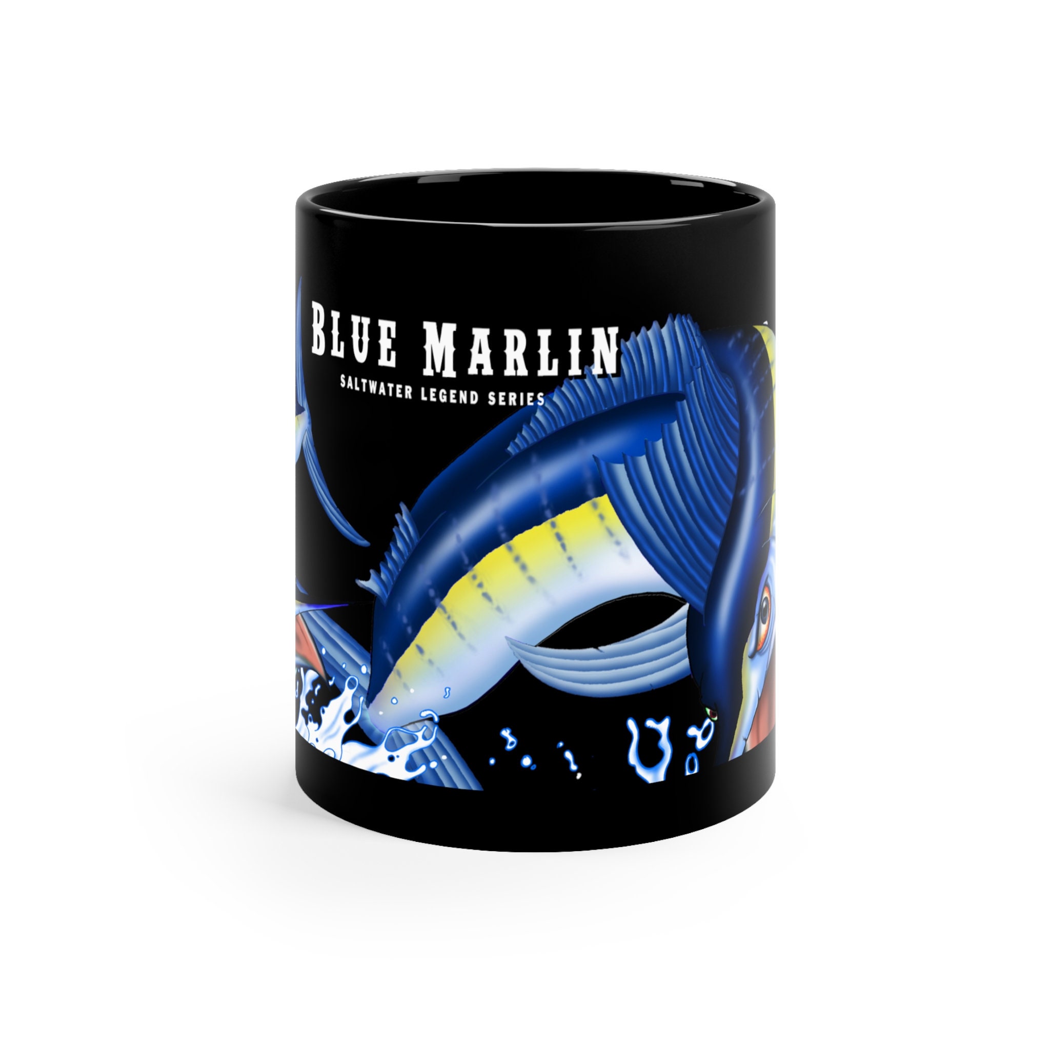 Blue Marlin Mug, Blue Marlin Mug Fishing Gifts, Blue Marlin Mug Lover ...