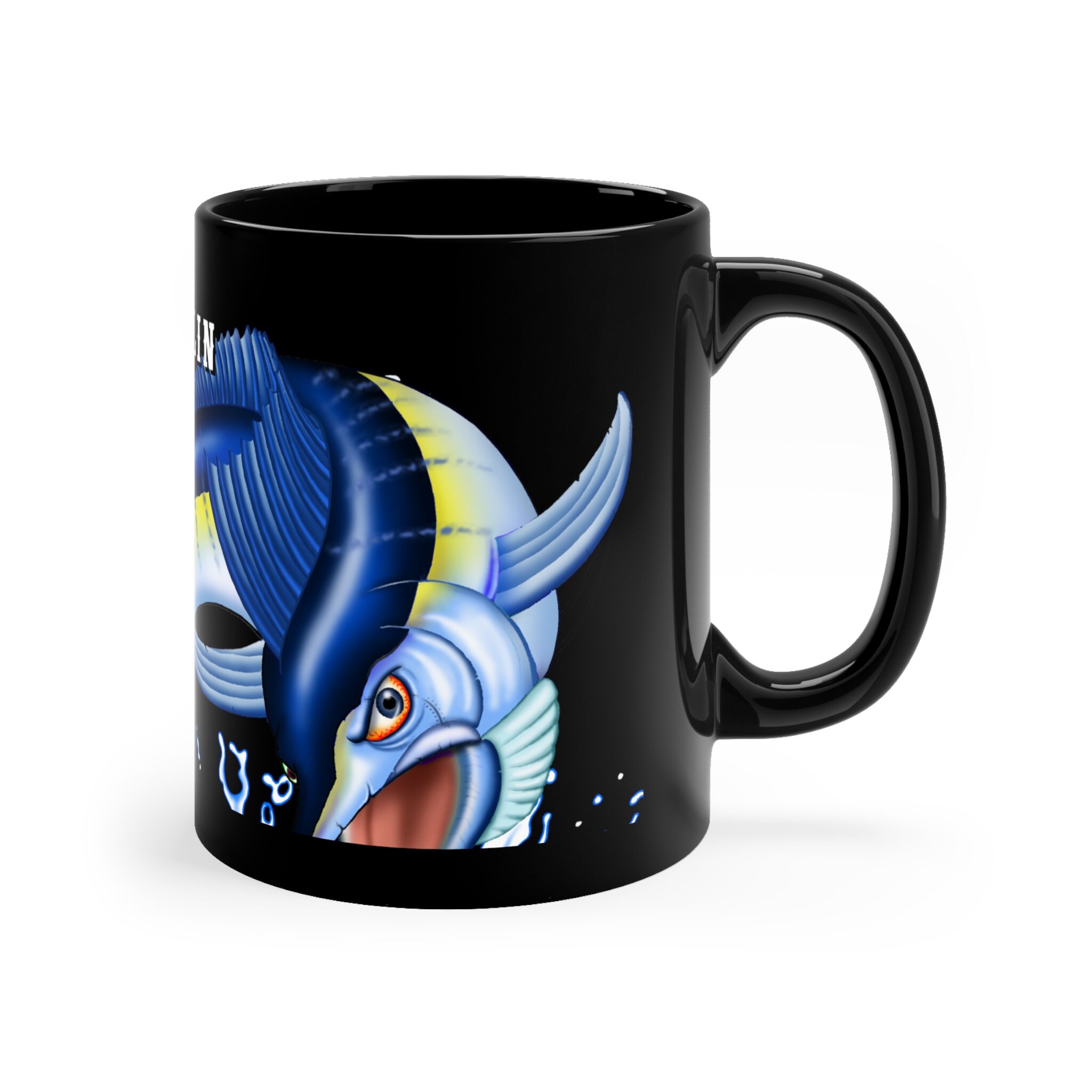 Blue Marlin Mug, Blue Marlin Mug Fishing Gifts, Blue Marlin Mug Lover ...