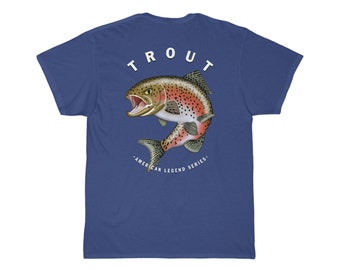 Rainbow Trout Fishing Shirt - Etsy