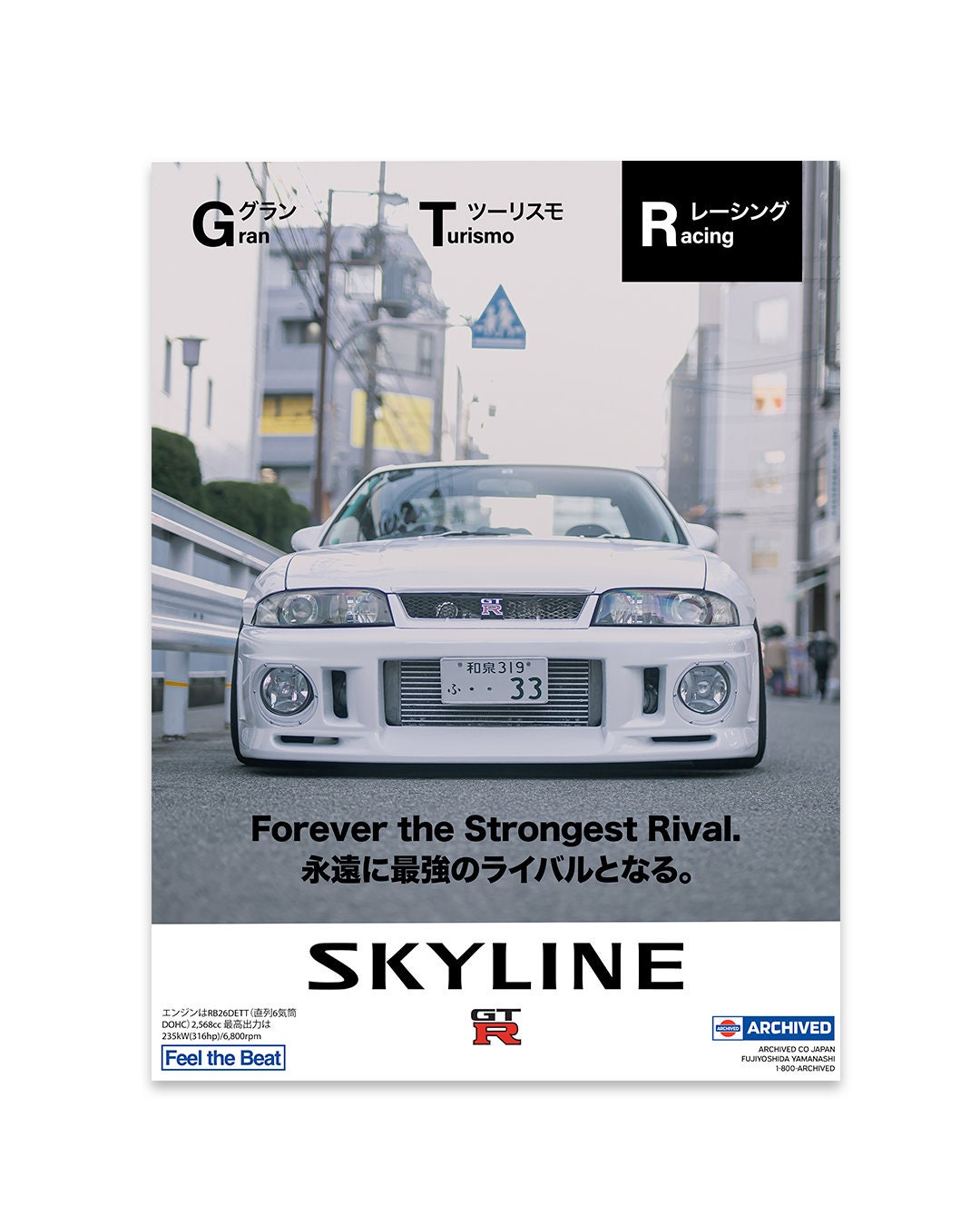 JDM Nissan R33 GT-R Poster Wall Artwork - Etsy