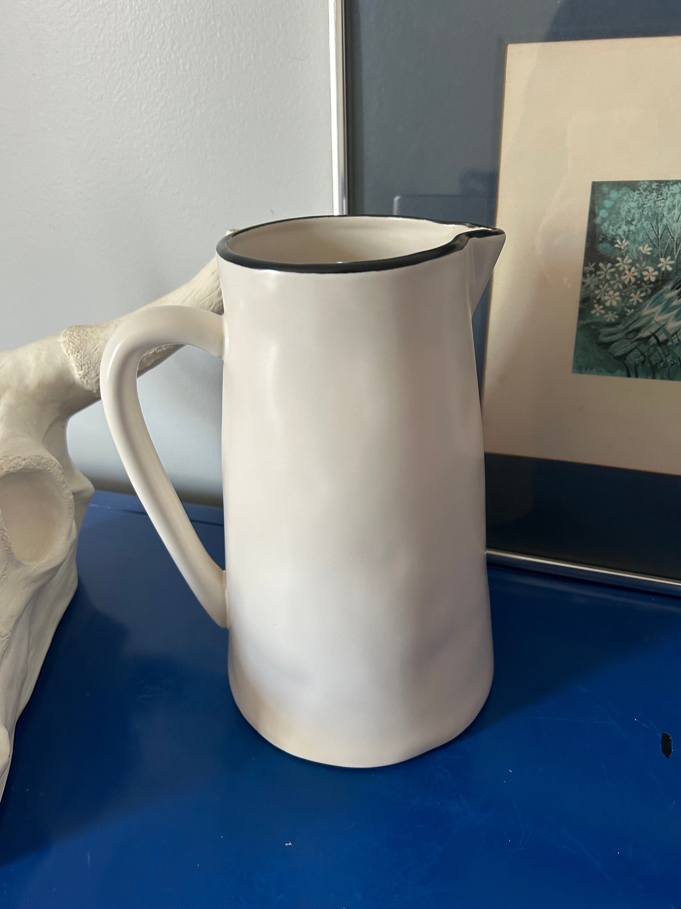 Rae Dunn Cow Fresh Farm Line Farmhouse Decor Pitcher - Etsy