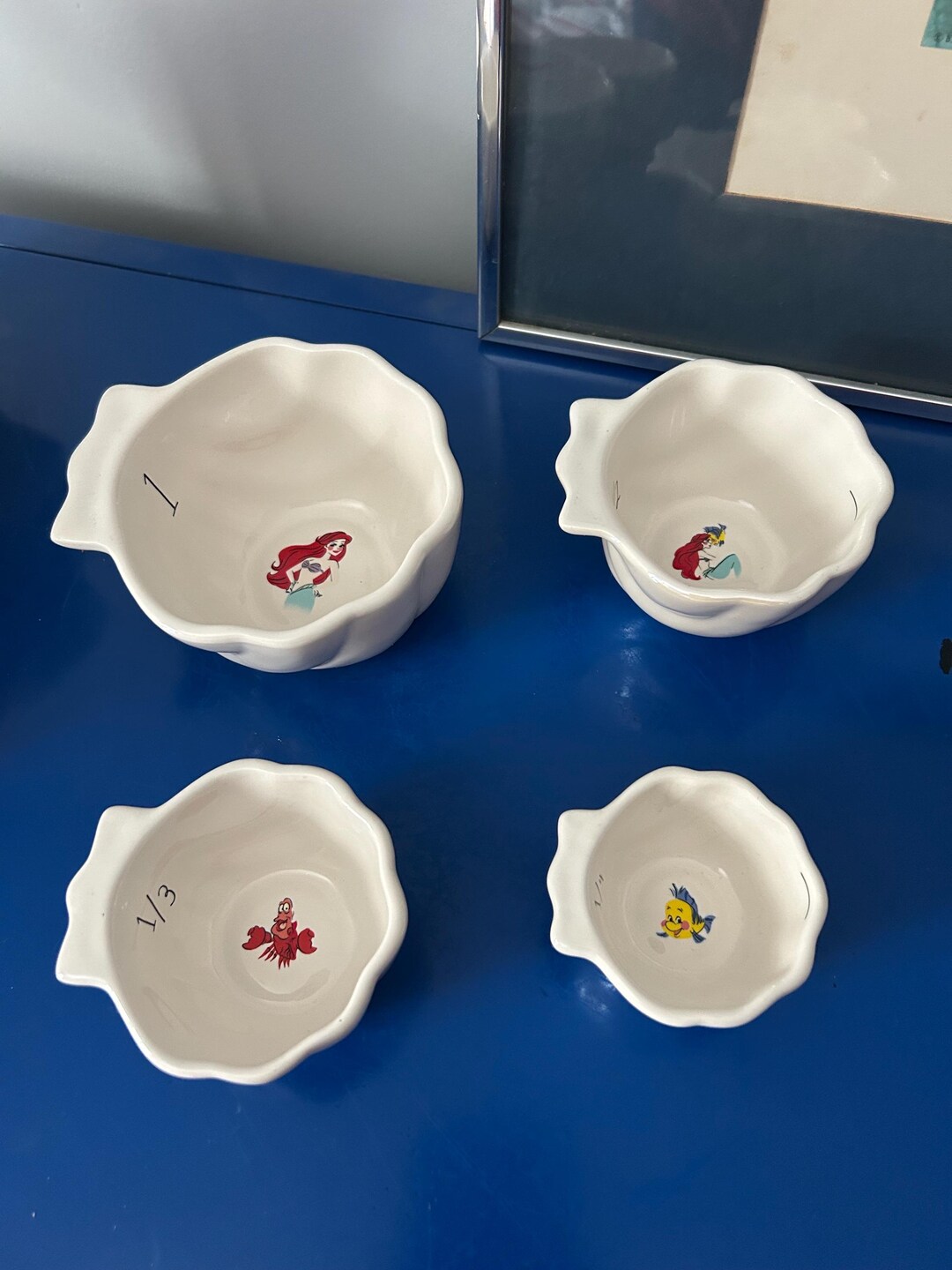 Rae Dunn Disney Princess Little Mermaid Ariel Sebastian Flounder ...