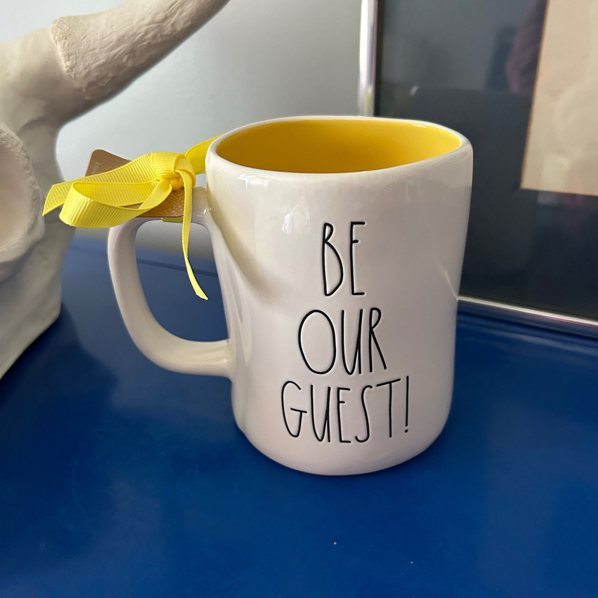 Rae Dunn Disney Beauty and the Beast Belle Lumiere and Cogsworth Be Our ...