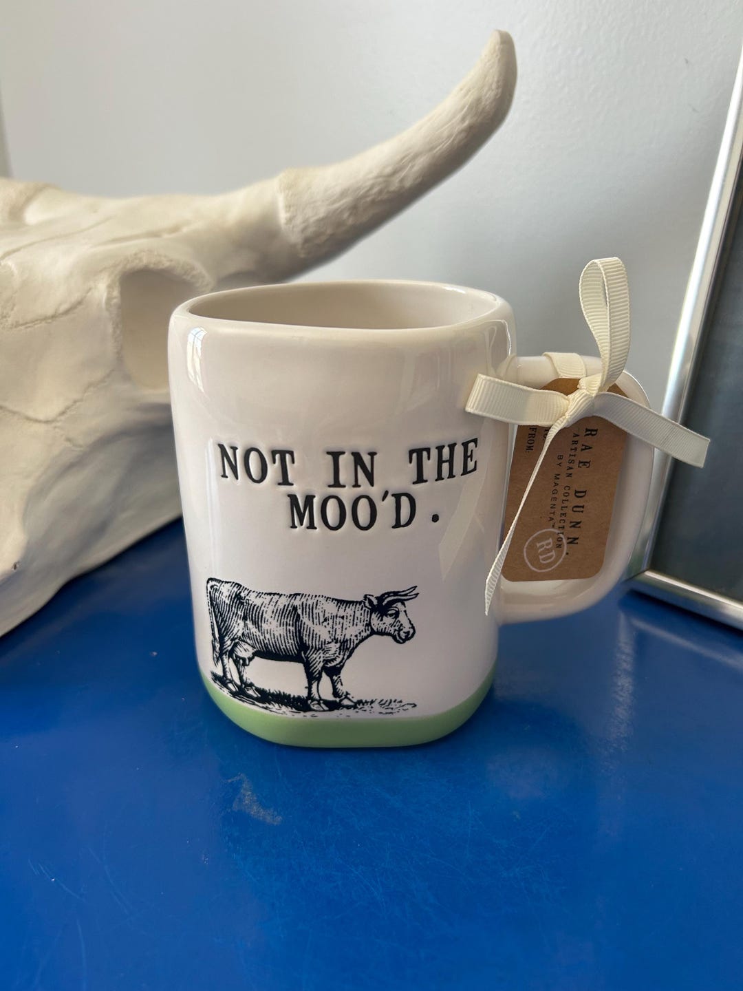 Rae Dunn Cow Not in the Moo’d Not in the Mood Mug - Etsy