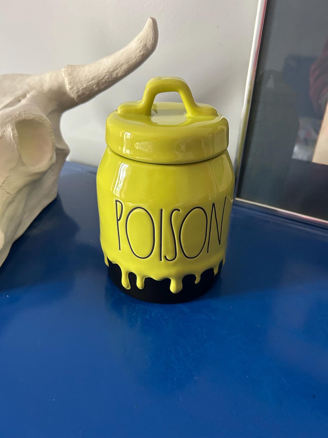 Rae Dunn Black Green Slime Sludge Poison Canister Candy Jar - Etsy