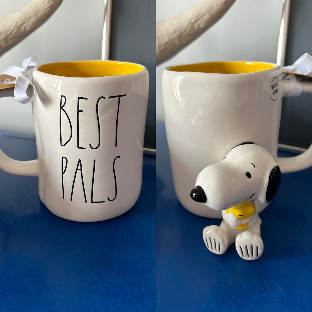 Rae Dunn Peanuts Snoopy and Woodstock Best Pals Mug - Etsy
