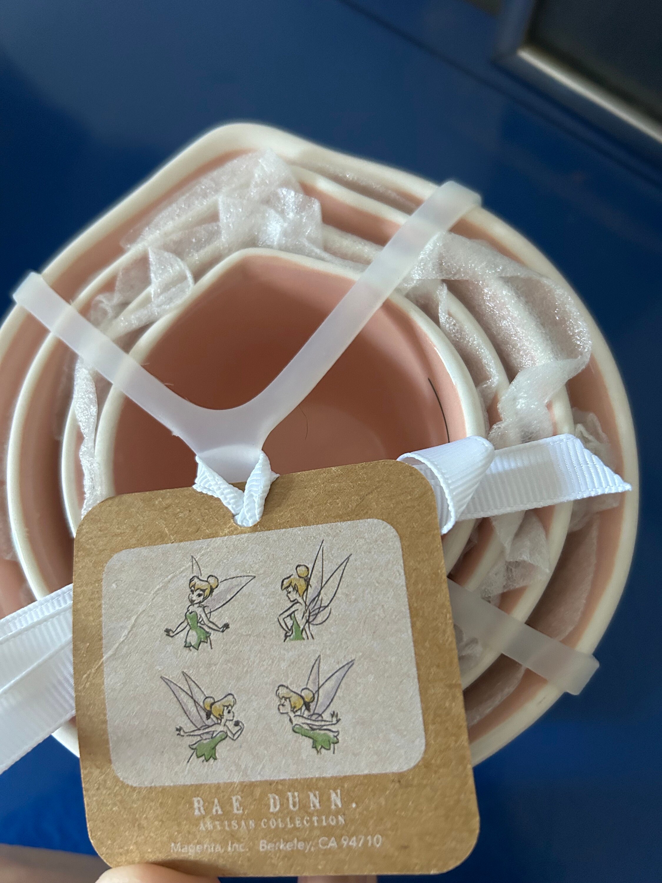 Rae Dunn Disney Peter Pan Tinker Bell Pink Measuring Cups - Etsy