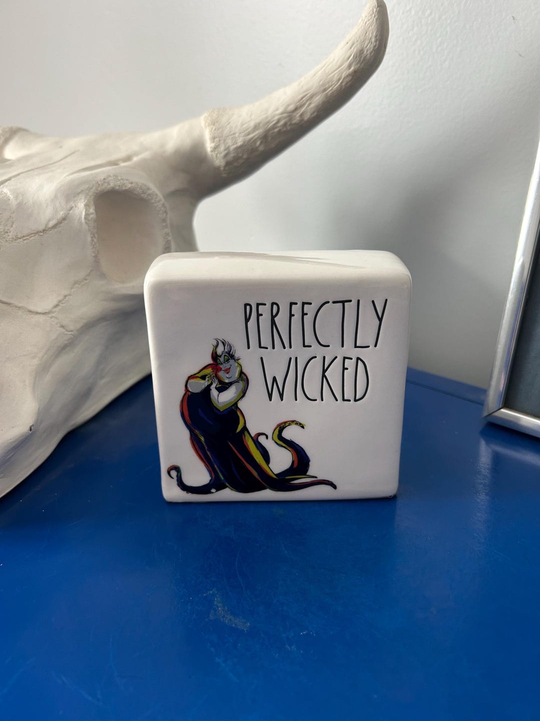Rae Dunn Disney Villains Little Mermaid Ursula Perfectly Wicked Sign ...