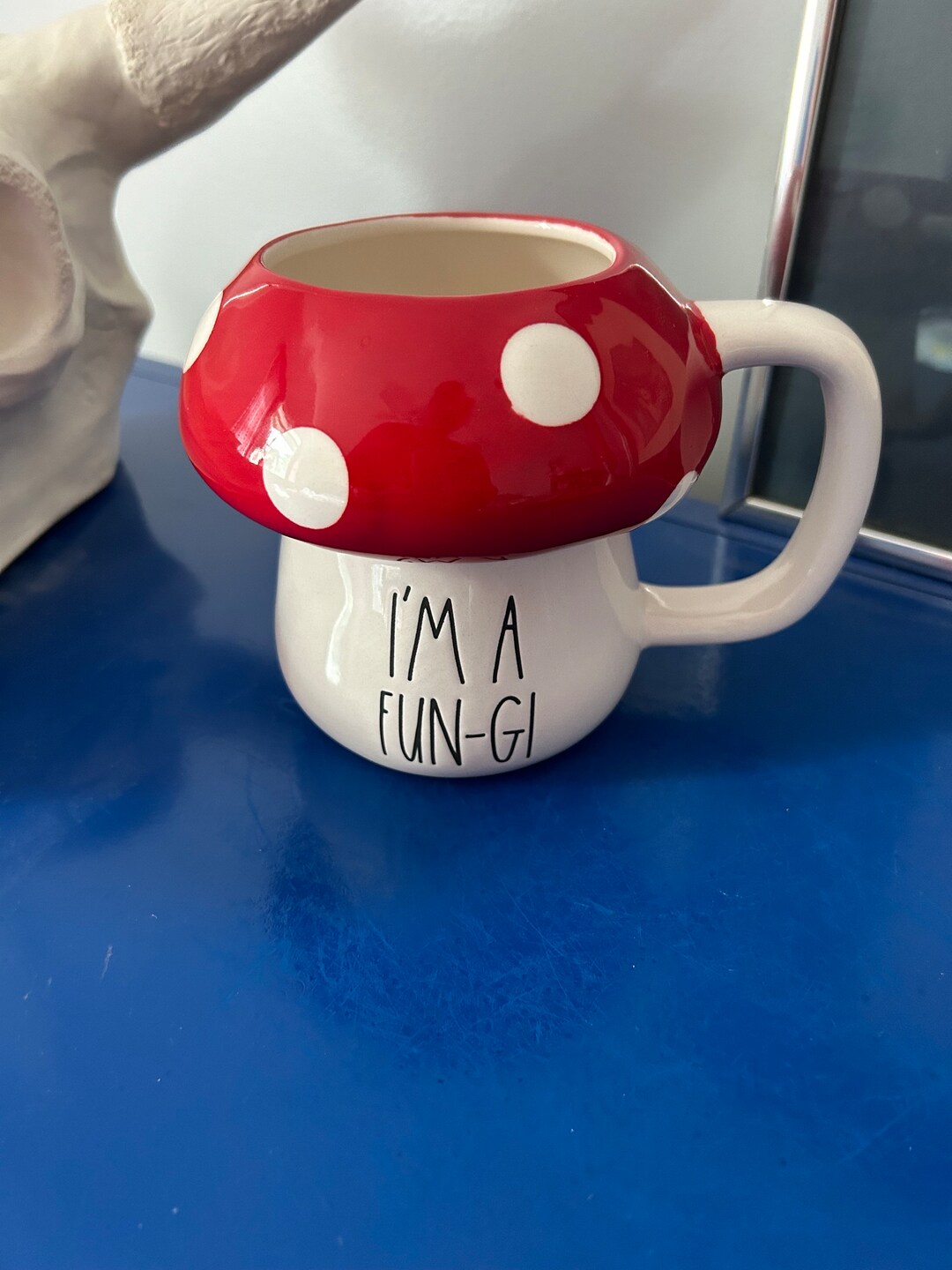 Rae Dunn Mushroom Shaped I’m a Fun-gi Mug - Etsy
