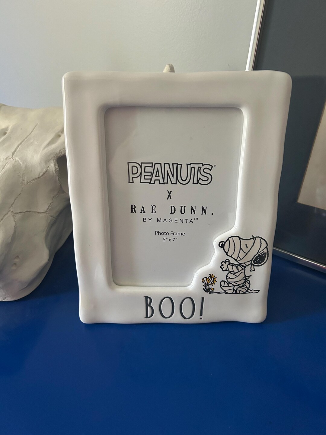 Rae Dunn Peanuts Snoopy Woodstock Mummy Halloween 5 X 7 Picture Frame ...