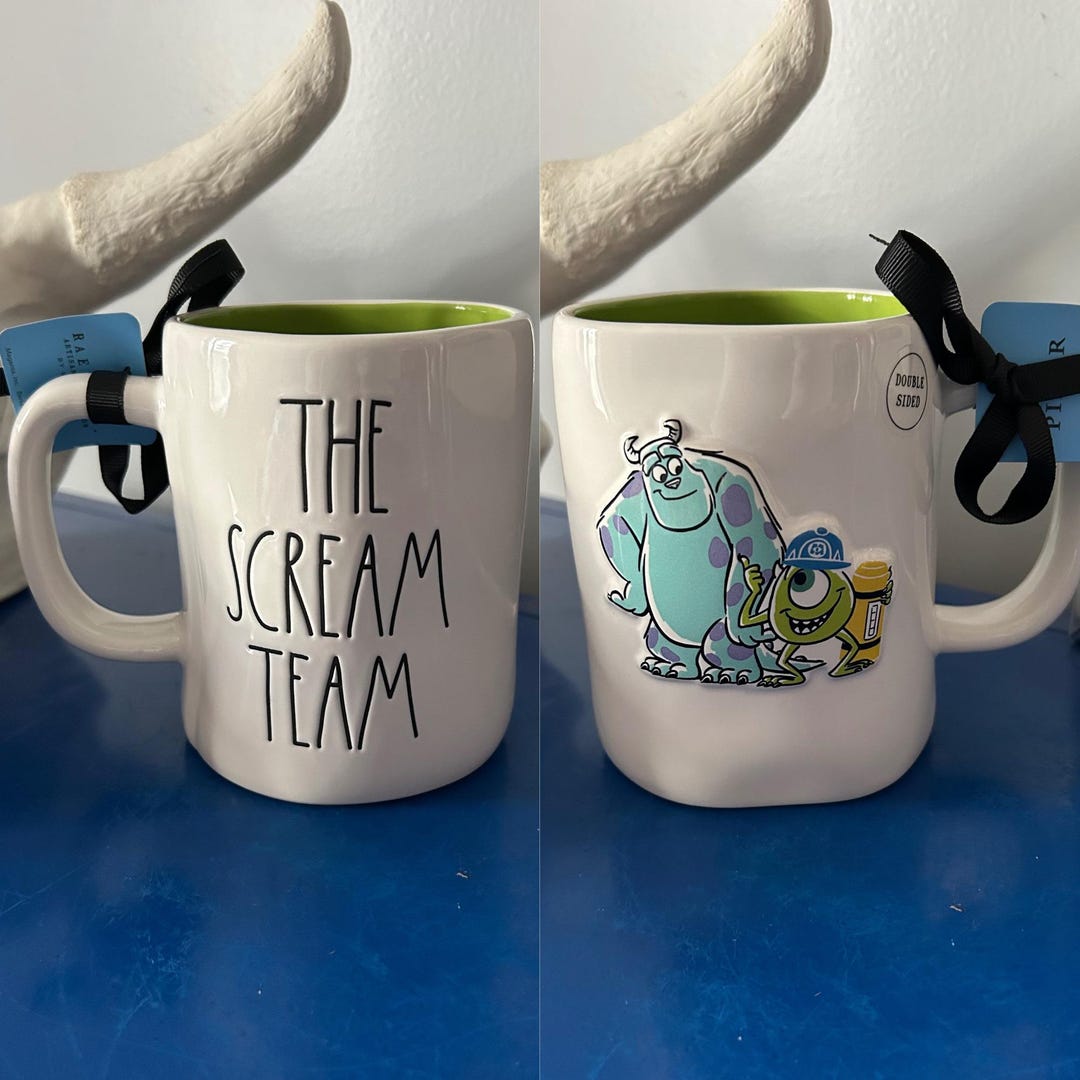 Rae Dunn Disney Monsters Inc Sulley Mike Wazowski the Scream Team ...