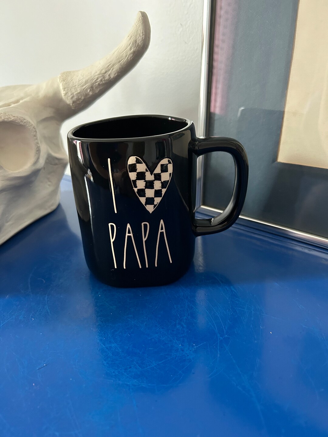 Rae Dunn Black I Heart Papa I Love Papa Mug - Etsy