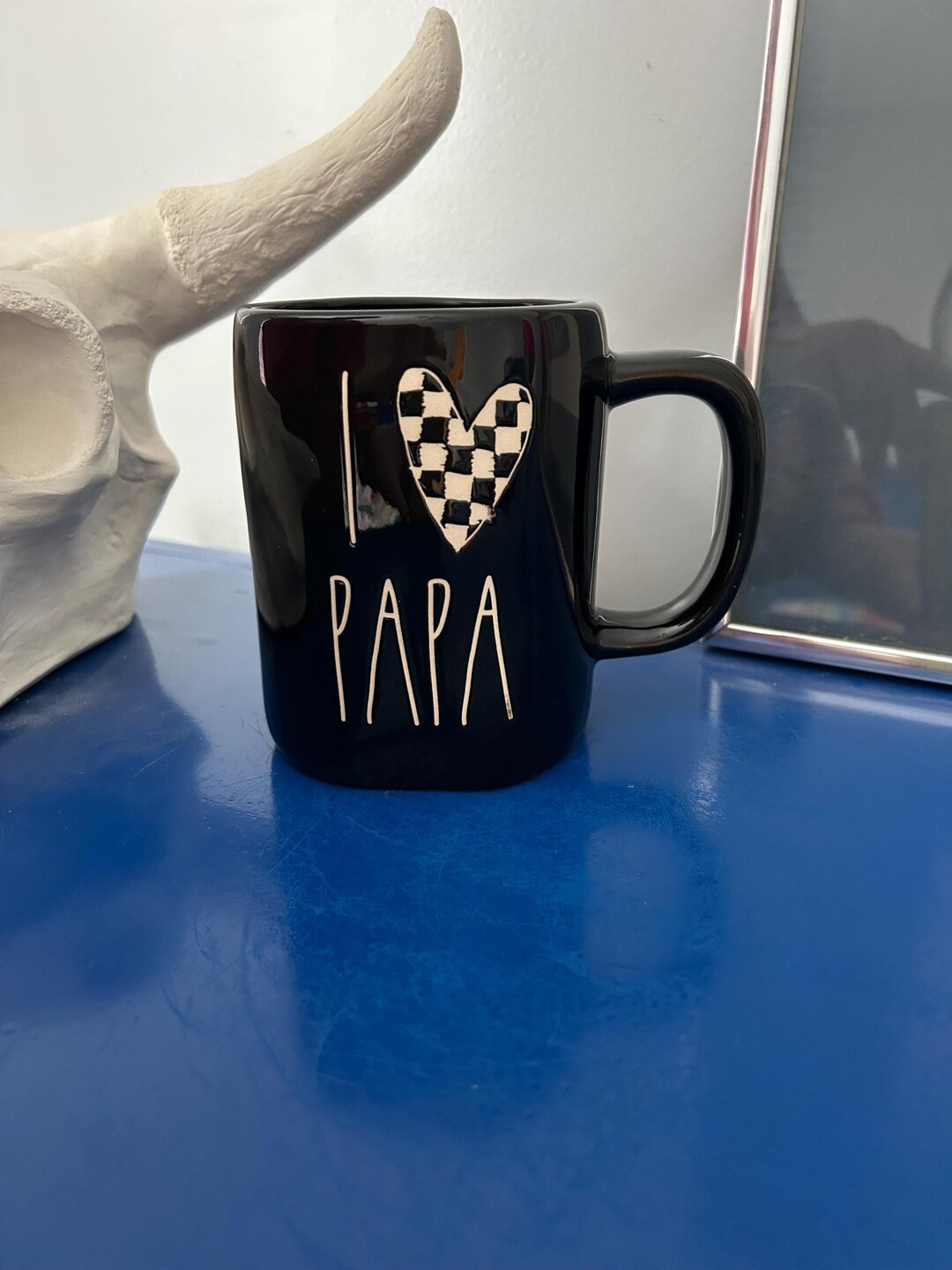 Rae Dunn Black I Heart Papa I Love Papa Mug - Etsy