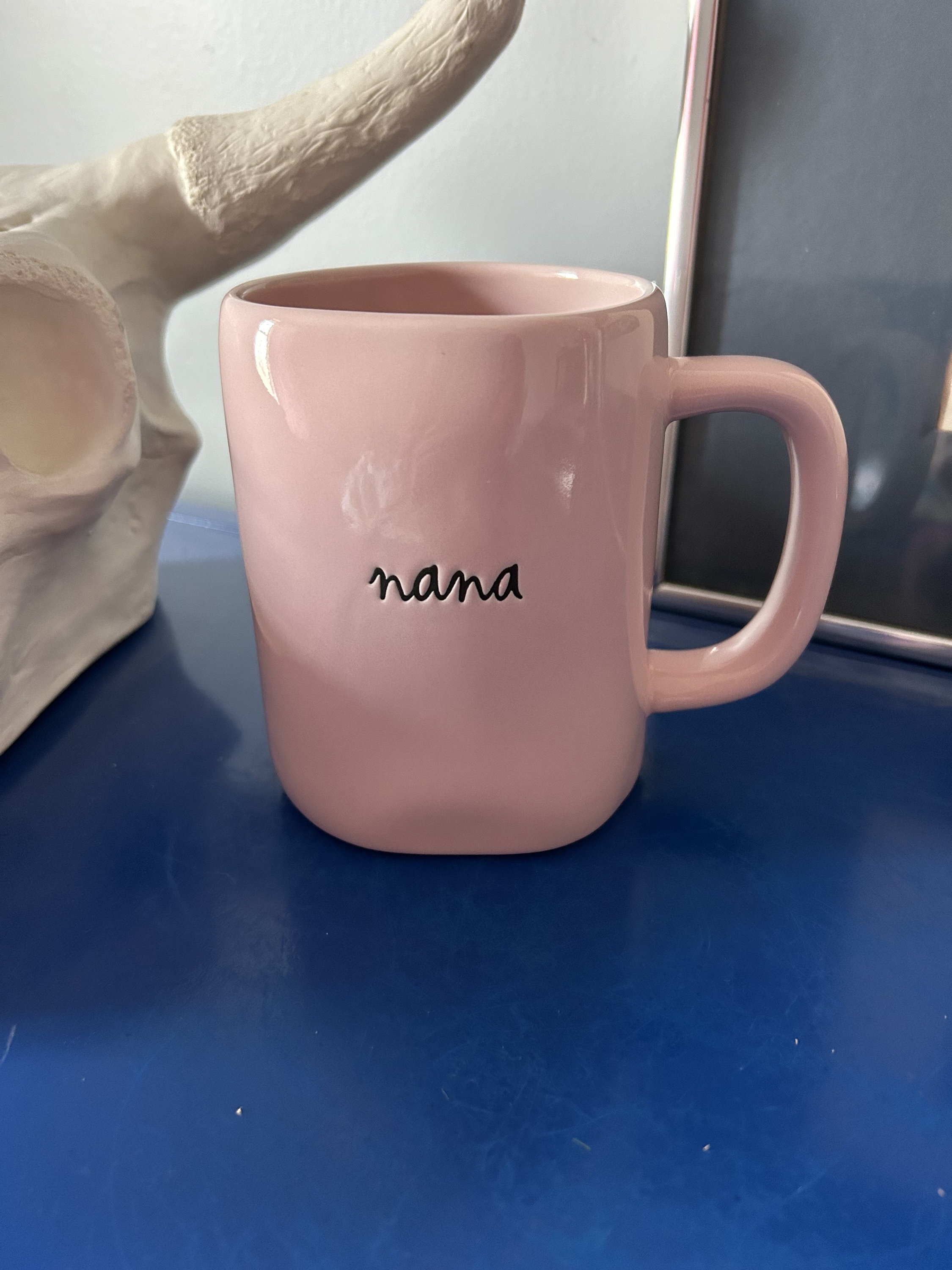 Rae Dunn Light Pink Blush Script Nana Mug - Etsy