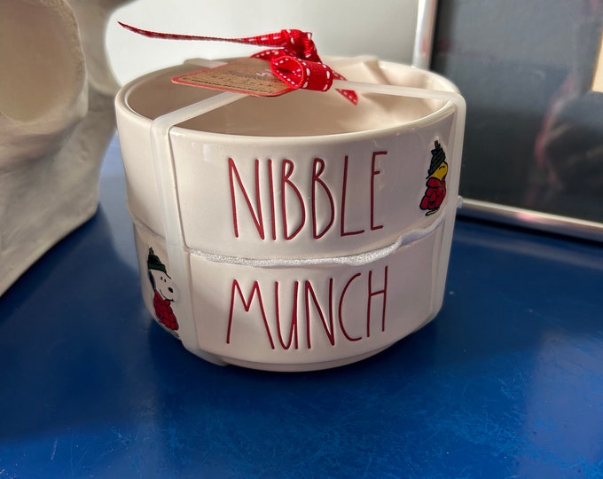 Rae Dunn Peanuts Charlie Brown Snoopy Woodstock Nibble Munch Snack Bowls - Etsy