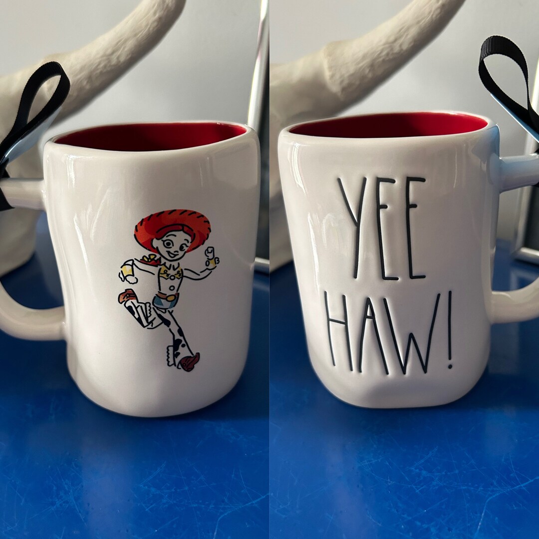 Rae Dunn Disney Pixar Toy Story Jessie yee Haw Double Sided Mug - Etsy