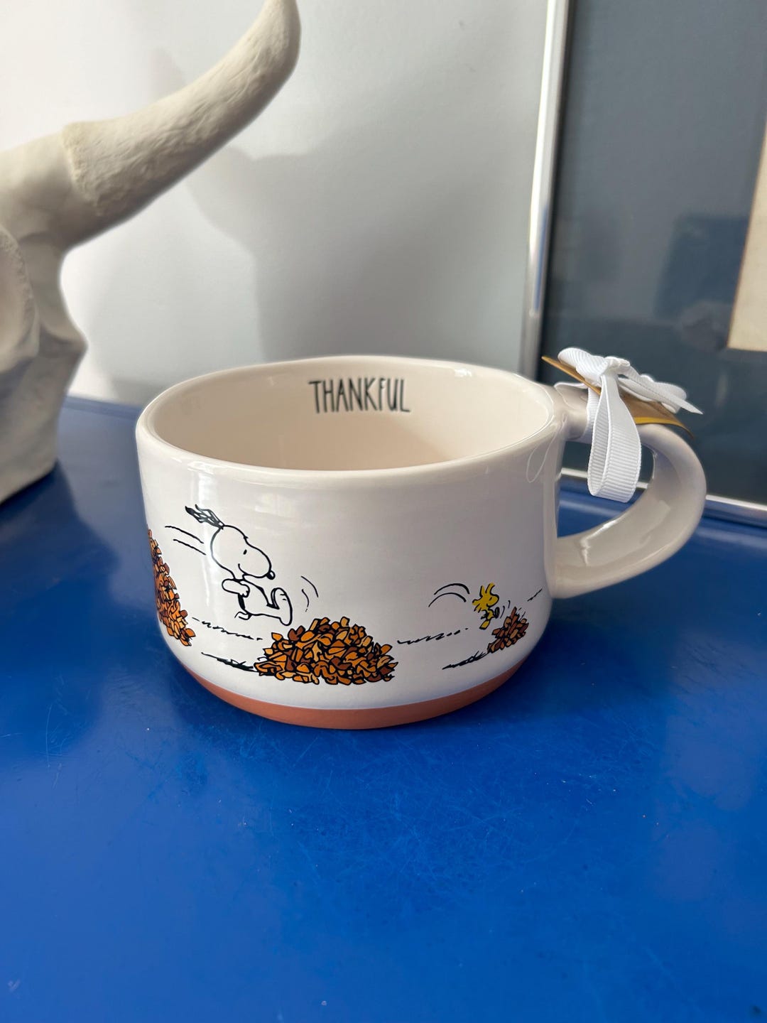 Rae Dunn Peanuts Charlie Brown Snoopy Woodstock Autumn Fall Leaves ...