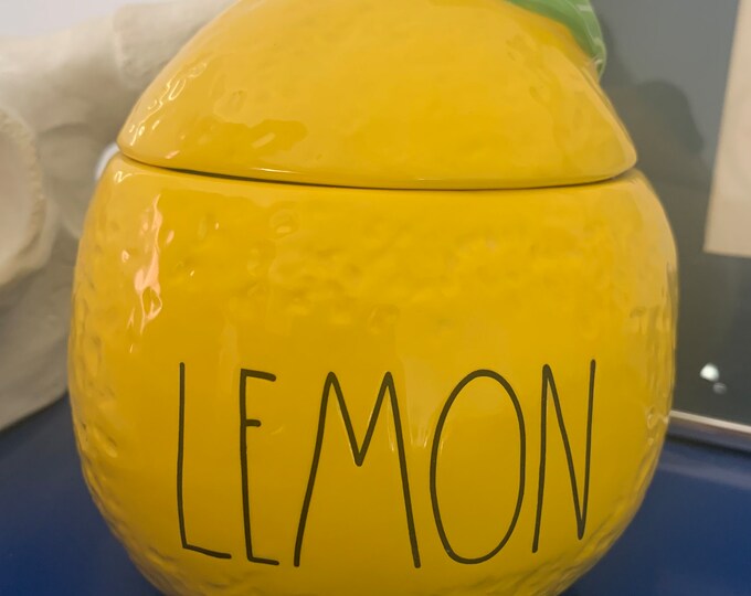 Rae Dunn Lemon Canister Cookie Jar - Etsy