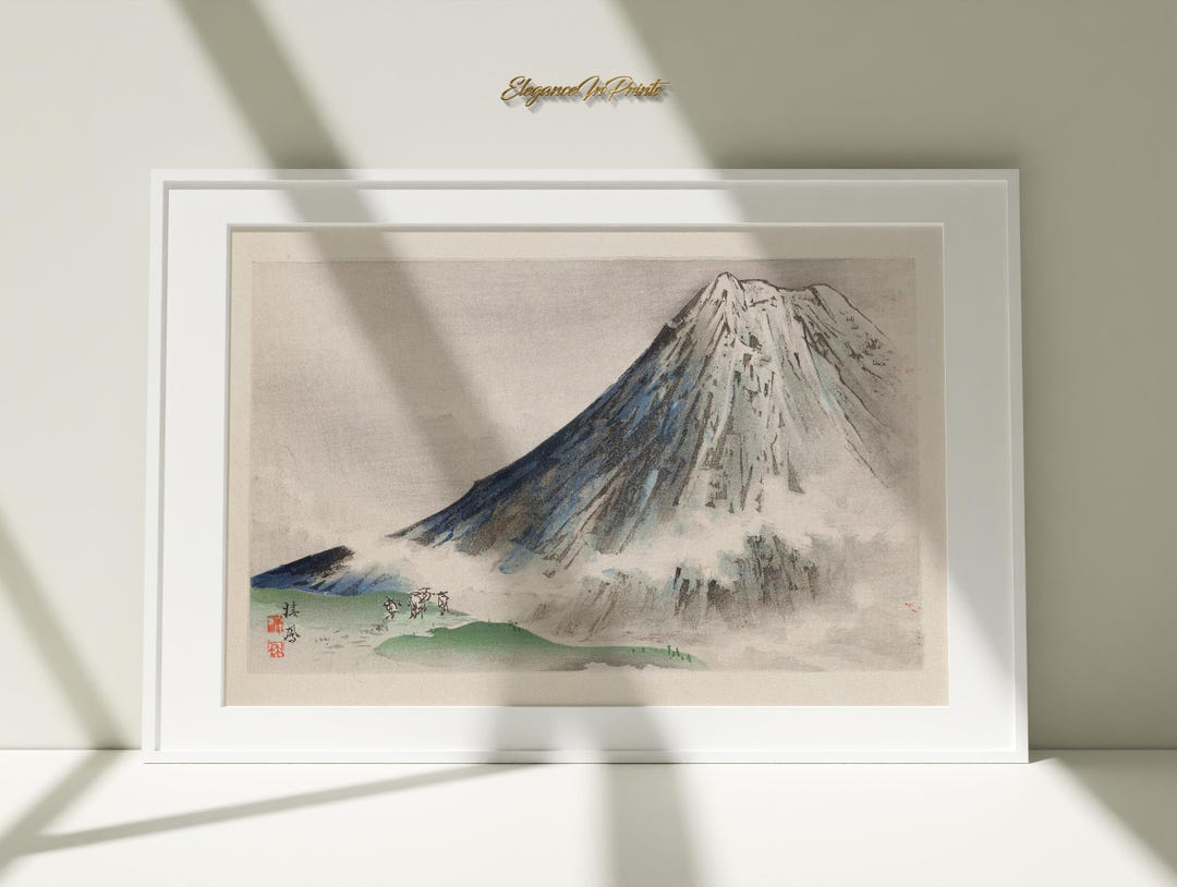 Mount Fuji Print, Japan Poster, Mount Fuji Gift, Mount Fuji Wall Art ...