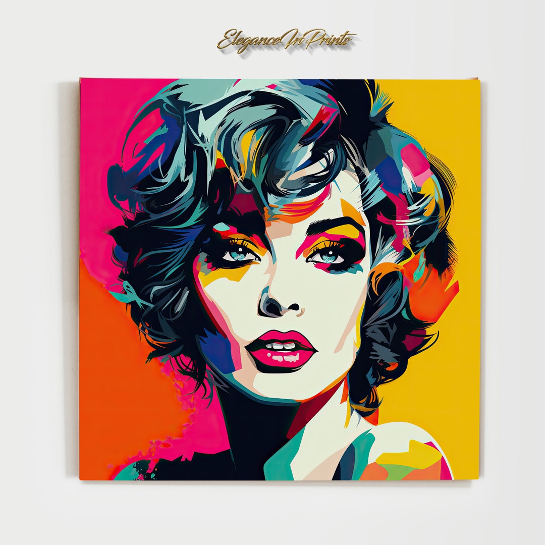 Pop Art Wall Art, Pop Art Print, Pop Art Wallpaper, Pop Culture Wall ...