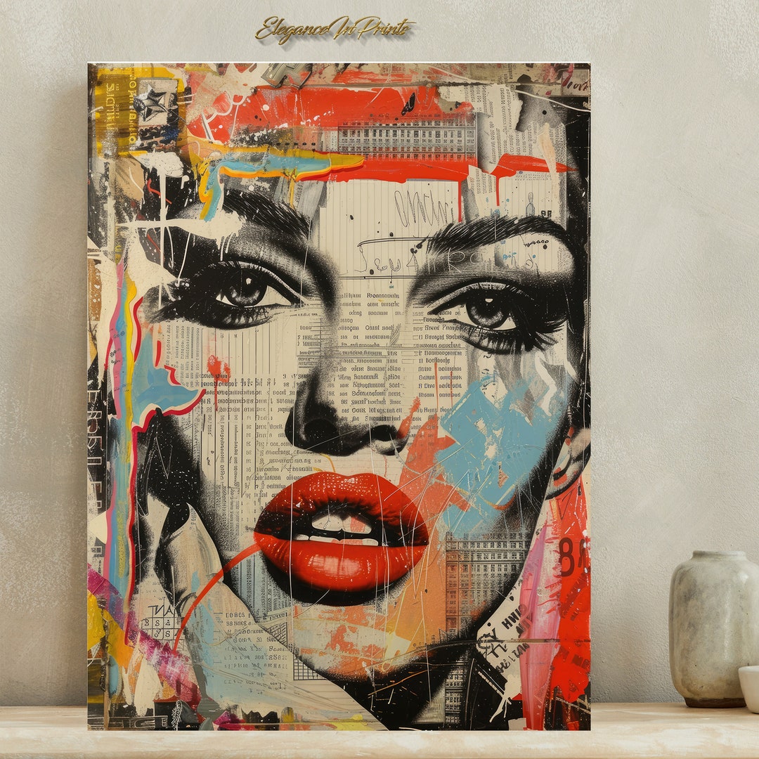 Pop Art Wall Art, Pop Art Print, Pop Art Wallpaper, Pop Culture Wall ...