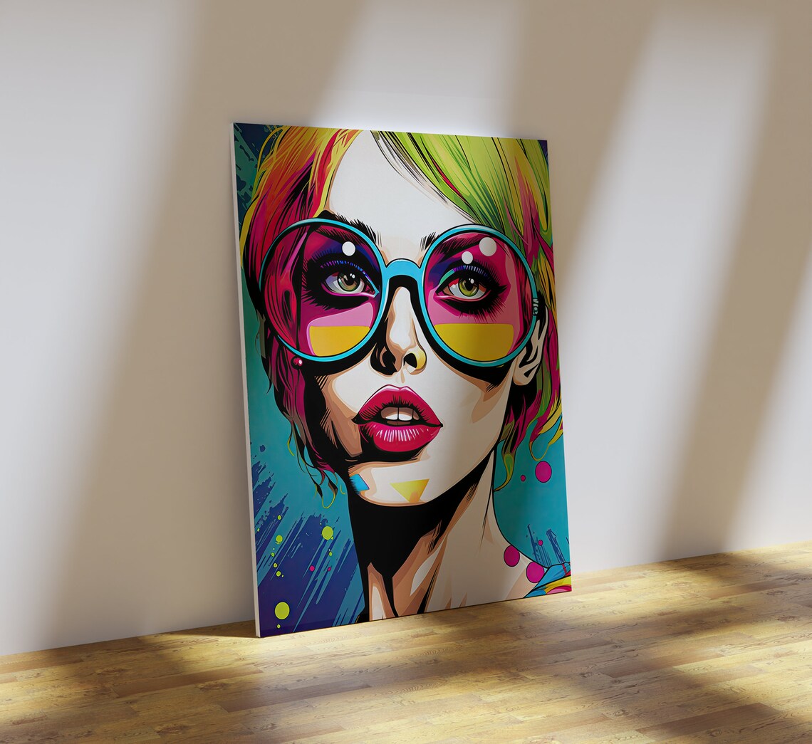 Pop Art Wall Art, Pop Art Print, Pop Art Wallpaper, Pop Culture Wall ...