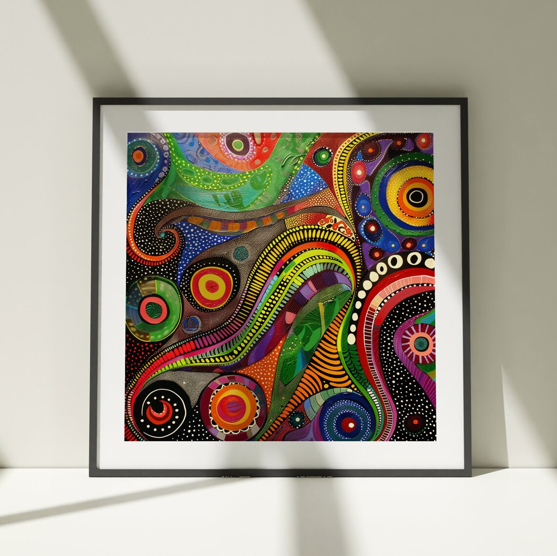Aboriginal Wall Decor, Aboriginal Digital Art, Australian Aboriginal ...