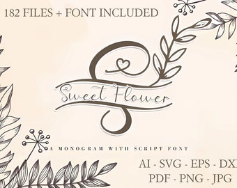 Colorful Tulip Flower Alphabet Letters & Numbers Vector - Etsy