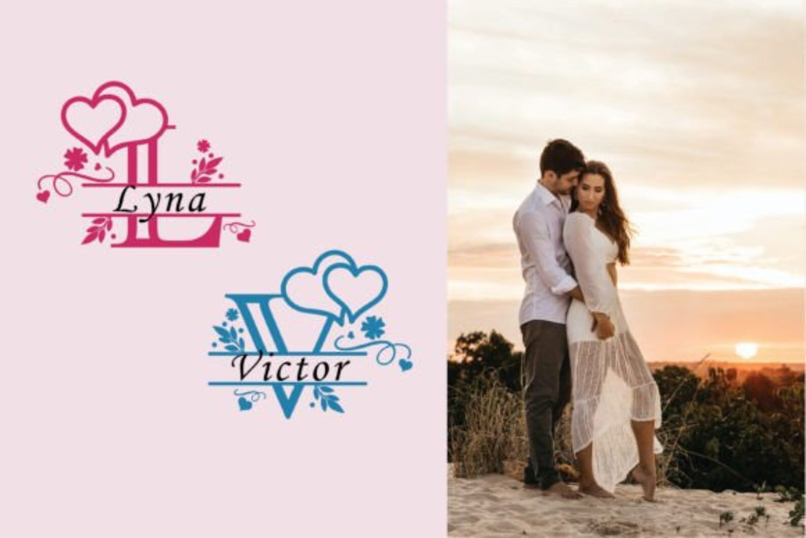 Love Monogram, Love Font Style, Love Font Symbol, Love Heart Font, Love ...