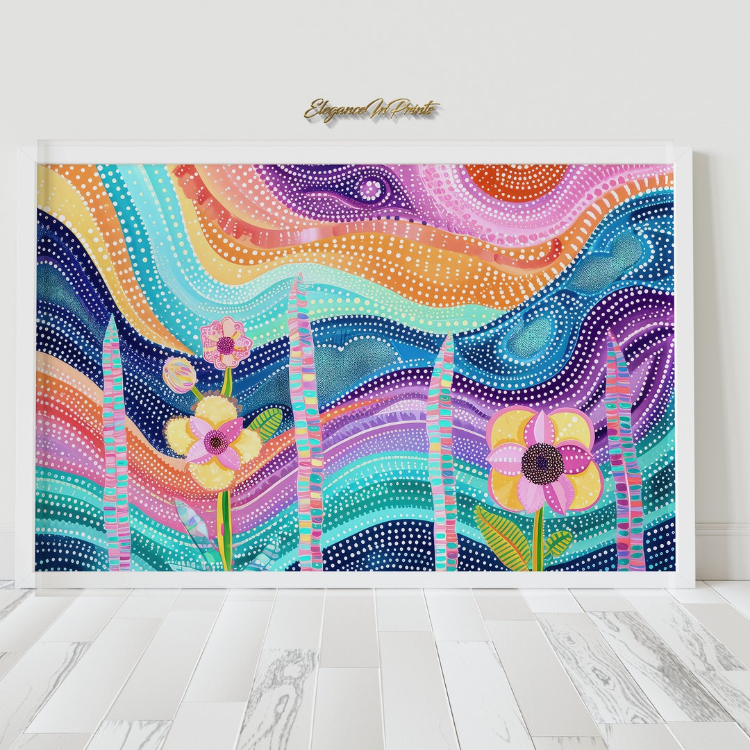 Aboriginal Wall Decor, Aboriginal Digital Art, Australian Aboriginal ...