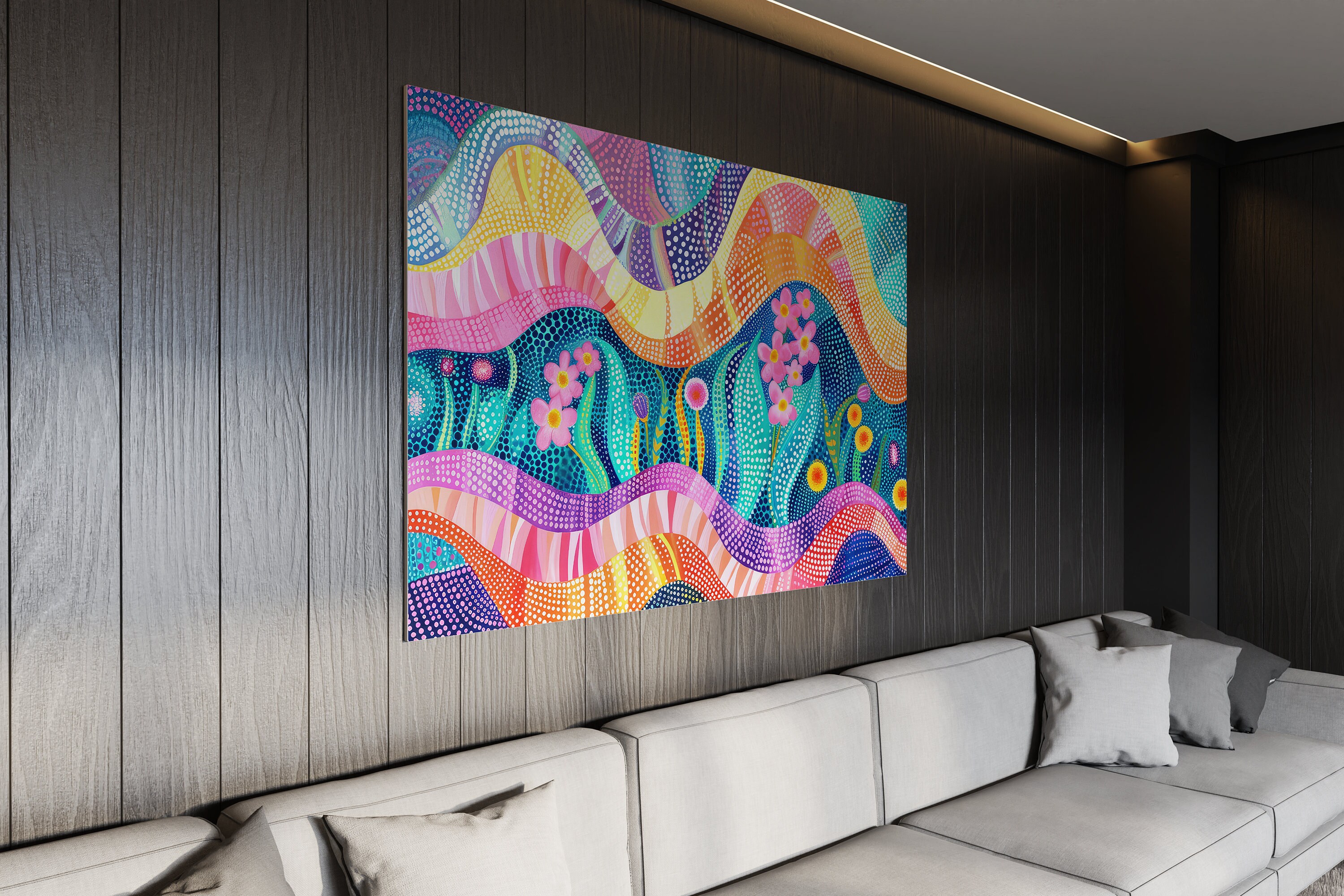 Aboriginal Wall Decor, Aboriginal Digital Art, Australian Aboriginal ...