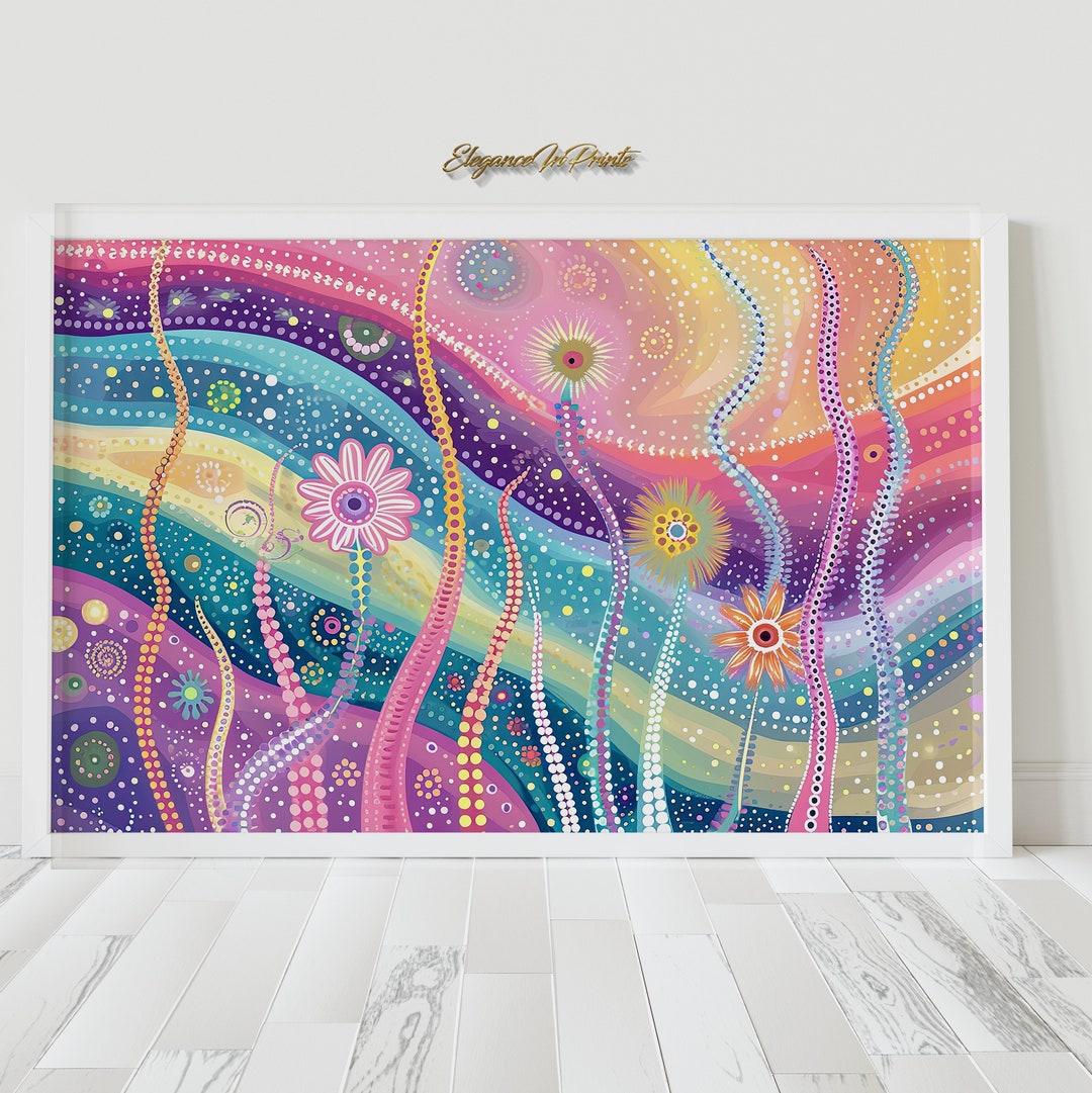 Aboriginal Wall Decor, Aboriginal Digital Art, Australian Aboriginal ...