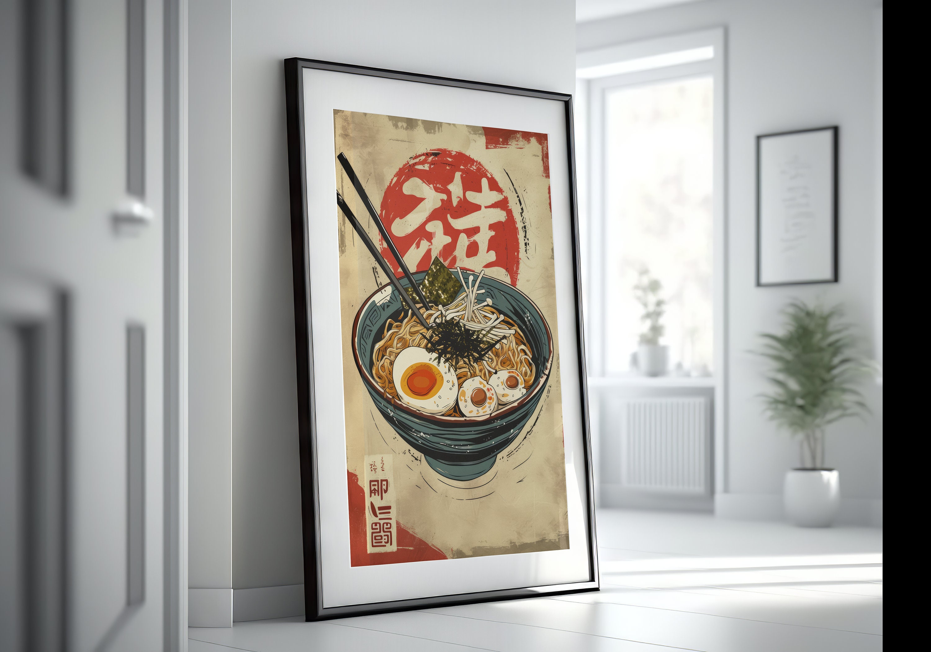 Ramen Poster, Japanese Poster, Ramen Wall Art, Japanese Print, Food ...
