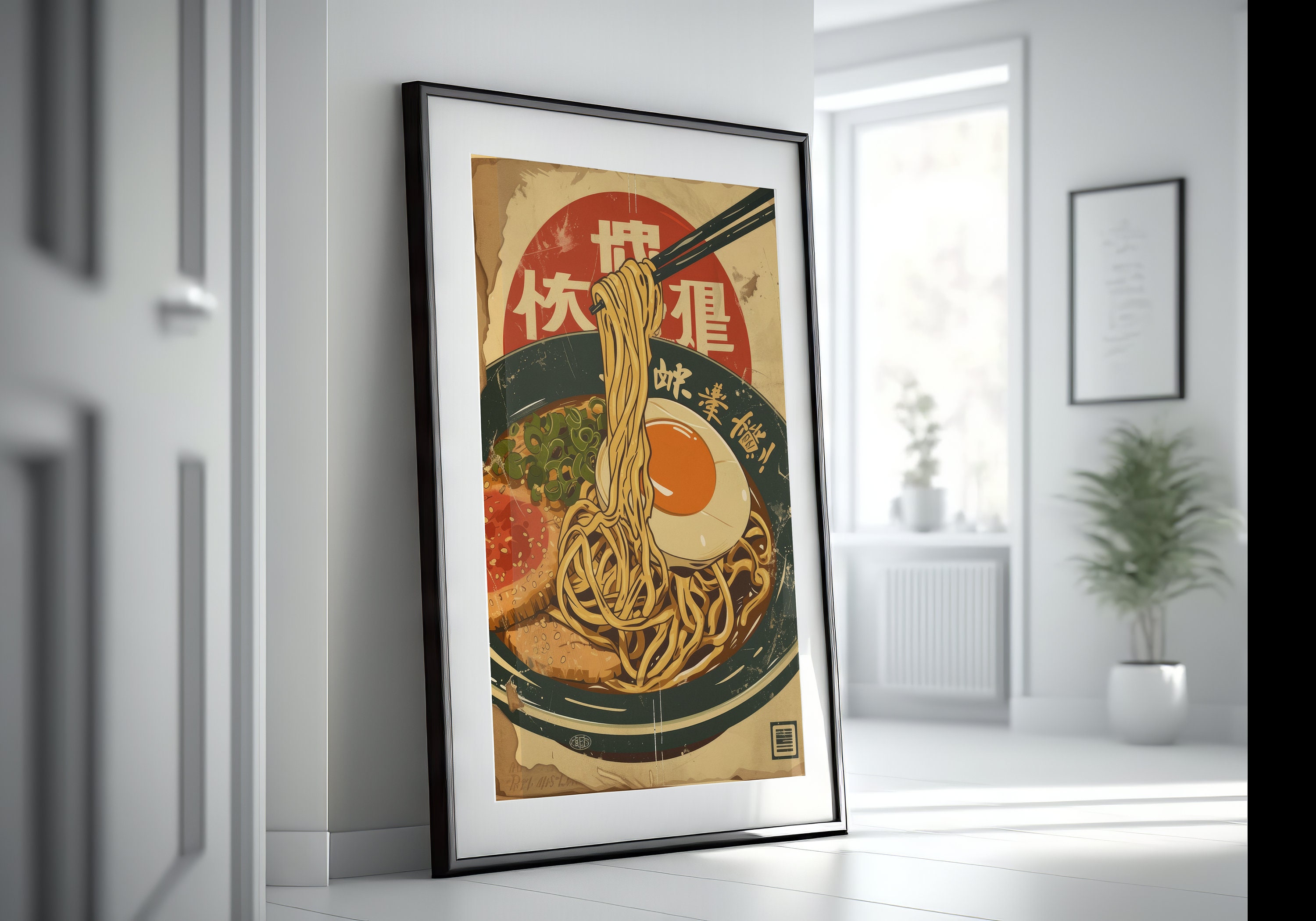 Ramen Poster, Japanese Poster, Ramen Wall Art, Japanese Print, Food ...