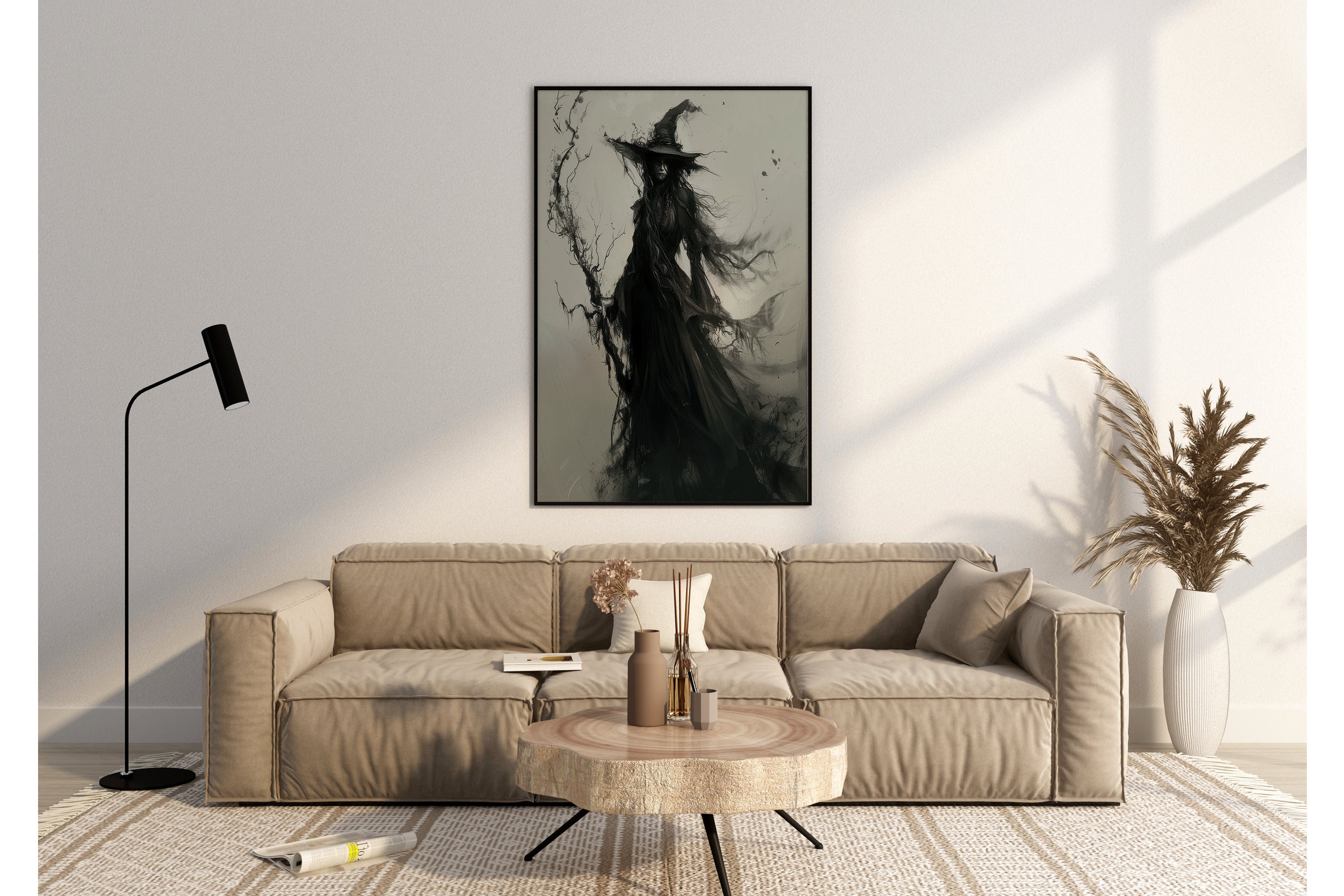 Witch Decor, Gothic Home Decor, Witch Poster, Witch Wall Art, Witch ...